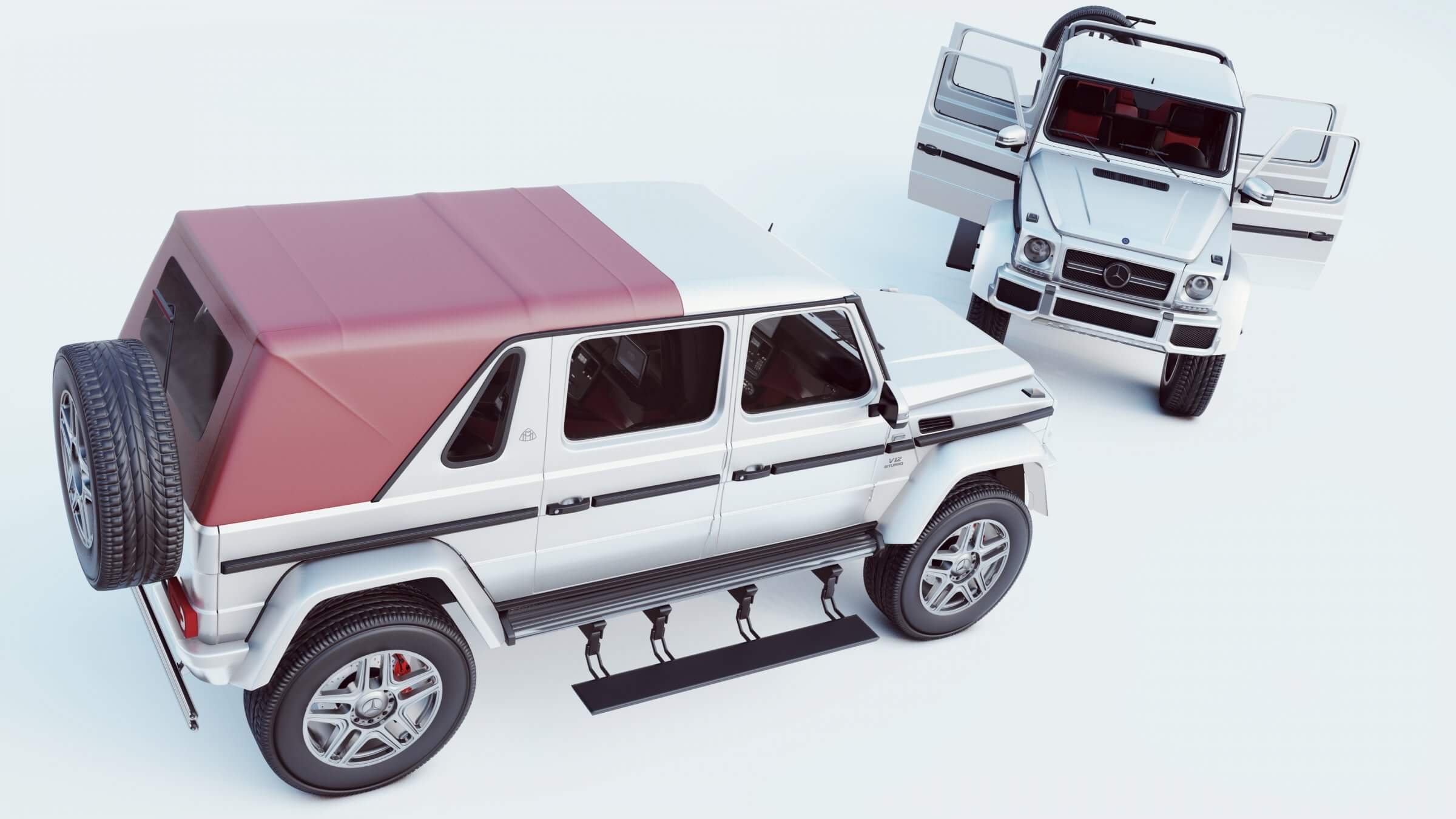 Mercedes-Benz Maybach G65 LD V12 3D Model by KSTORE