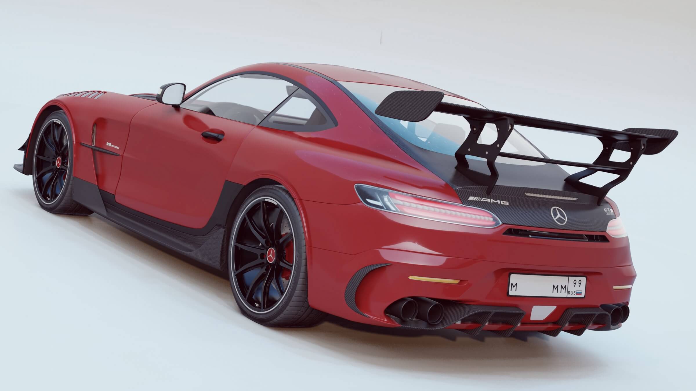 Mercedes Benz AMG GT Black Edition - 3D Model by KSTORE