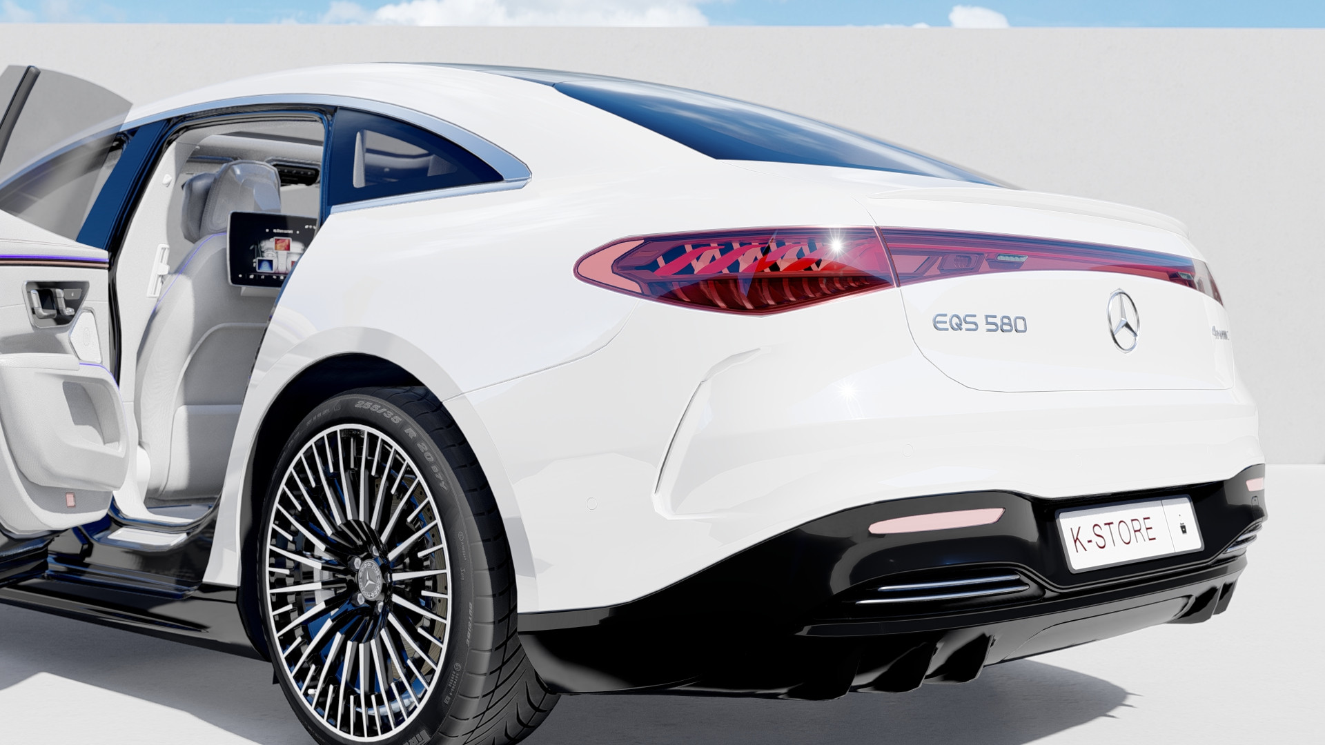 Mercedes EQS 2022 - 3D Model by KSTORE