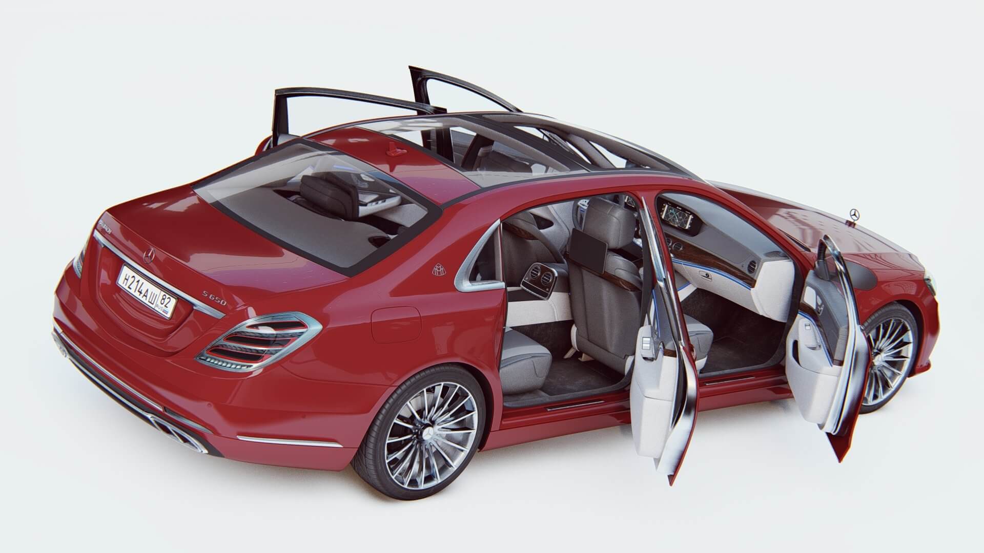 Mercedes Maybach S650 LD - 3D Model by KSTORE