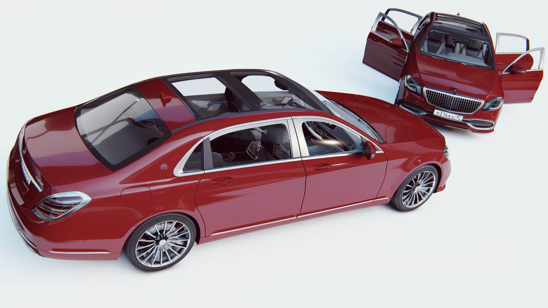 Mercedes Maybach S650 LD - 3D Model by KSTORE