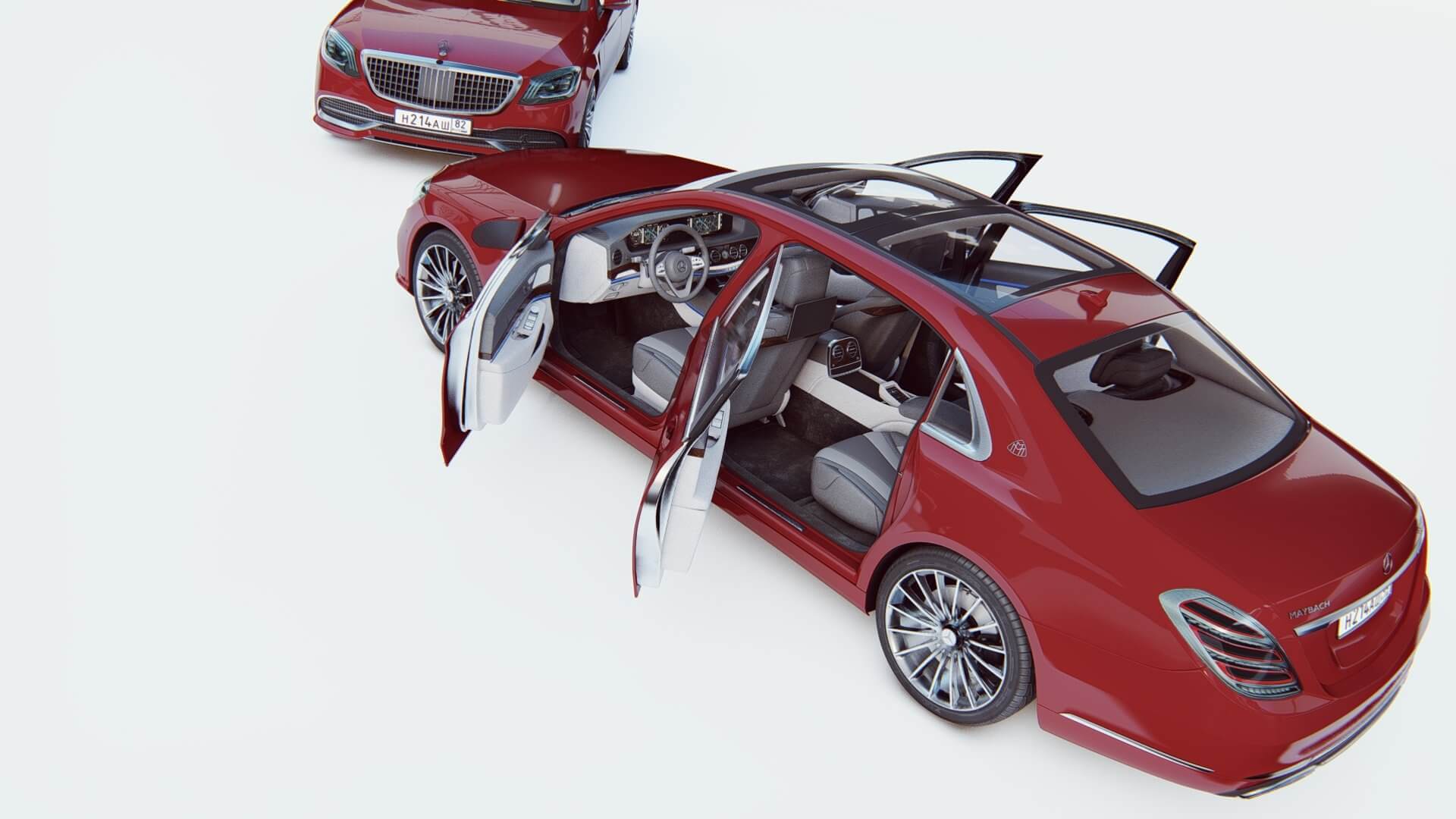 Mercedes Maybach S650 LD - 3D Model by KSTORE