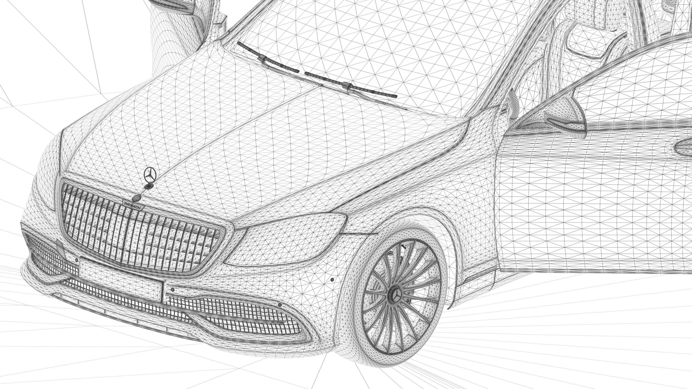 Mercedes Maybach S650 LD - 3D Model by KSTORE