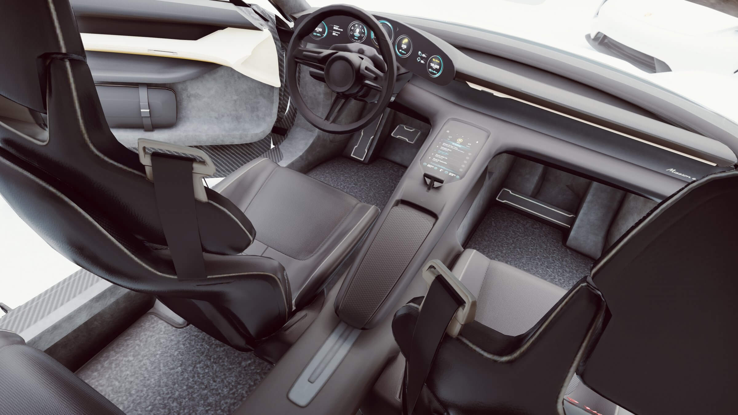 Porsche Mission E 2019 - 3D Model by KSTORE