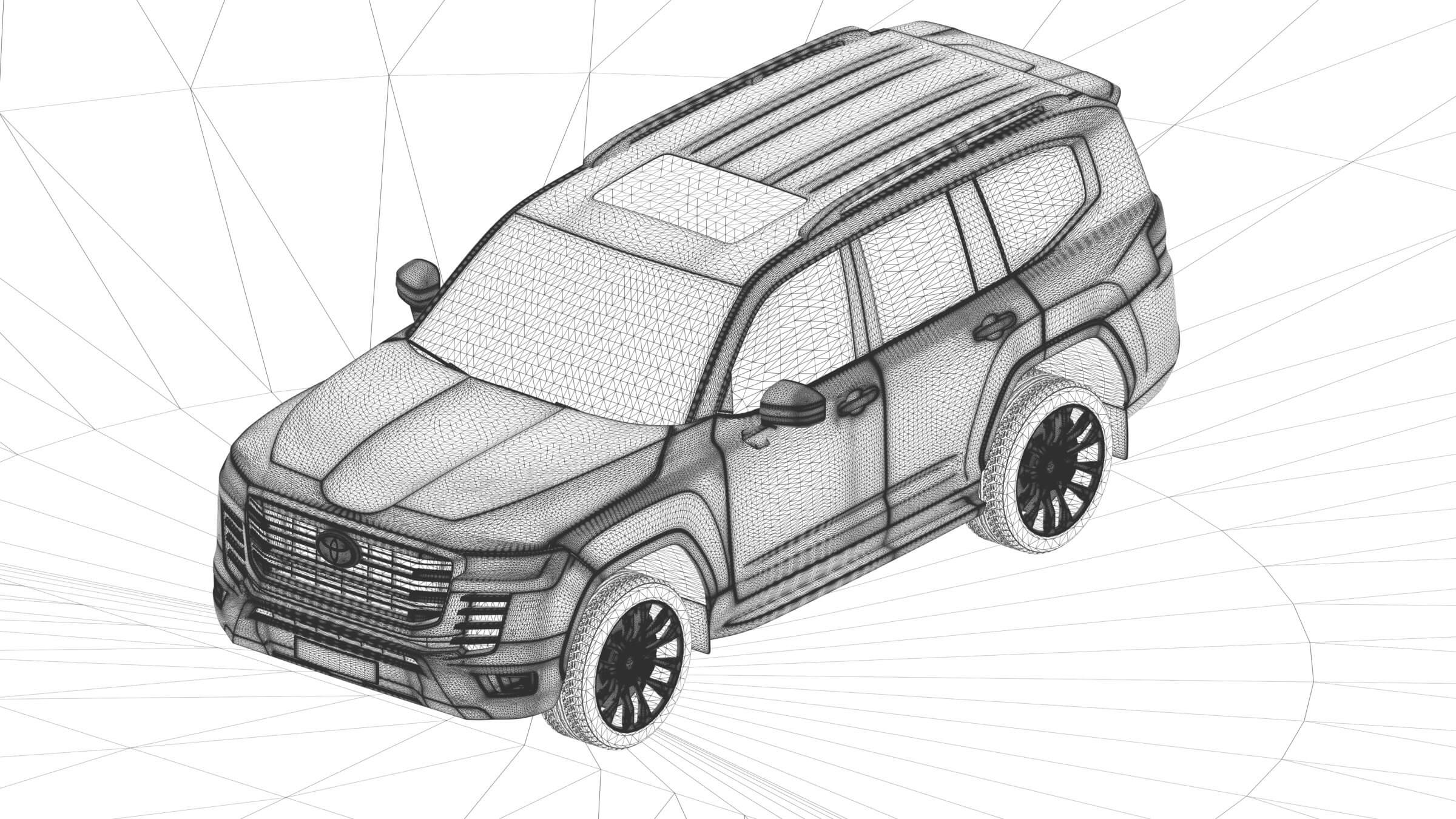 Toyota Land Cruiser 300 New Edition - 3D Model by KSTORE