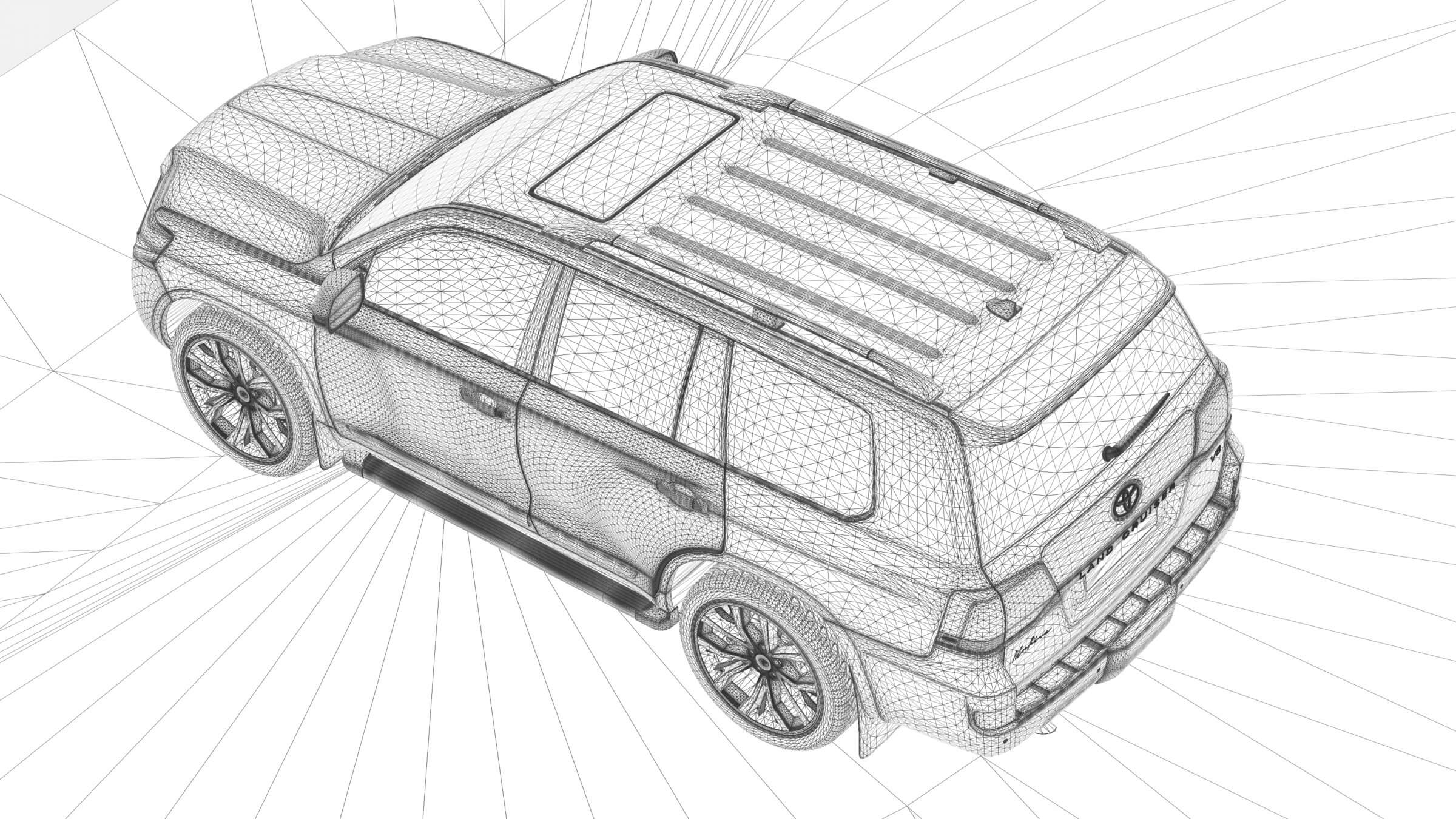 Toyota LandCruiser - 3D Model by KSTORE