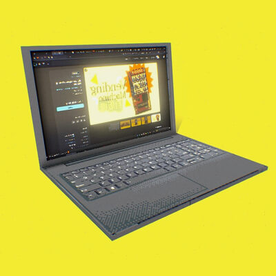 PSX - Laptop 3D Model by Ksuga