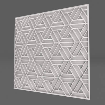 3D WALL PANEL 3DWPRAJ35 by Ktkaraj 3D Models