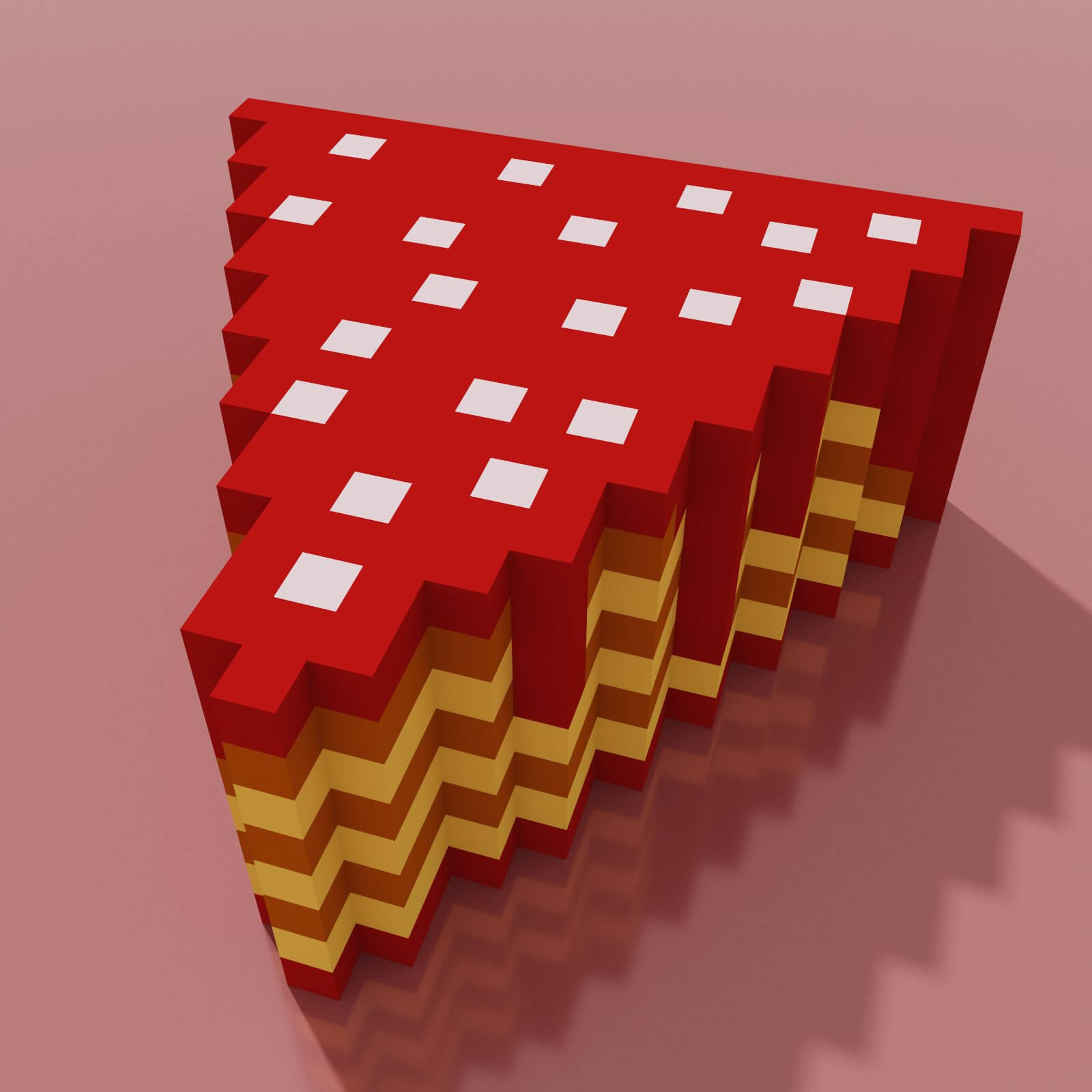 Cake Slice 3 Voxel - 3D Model by Ktkaraj 3D Models