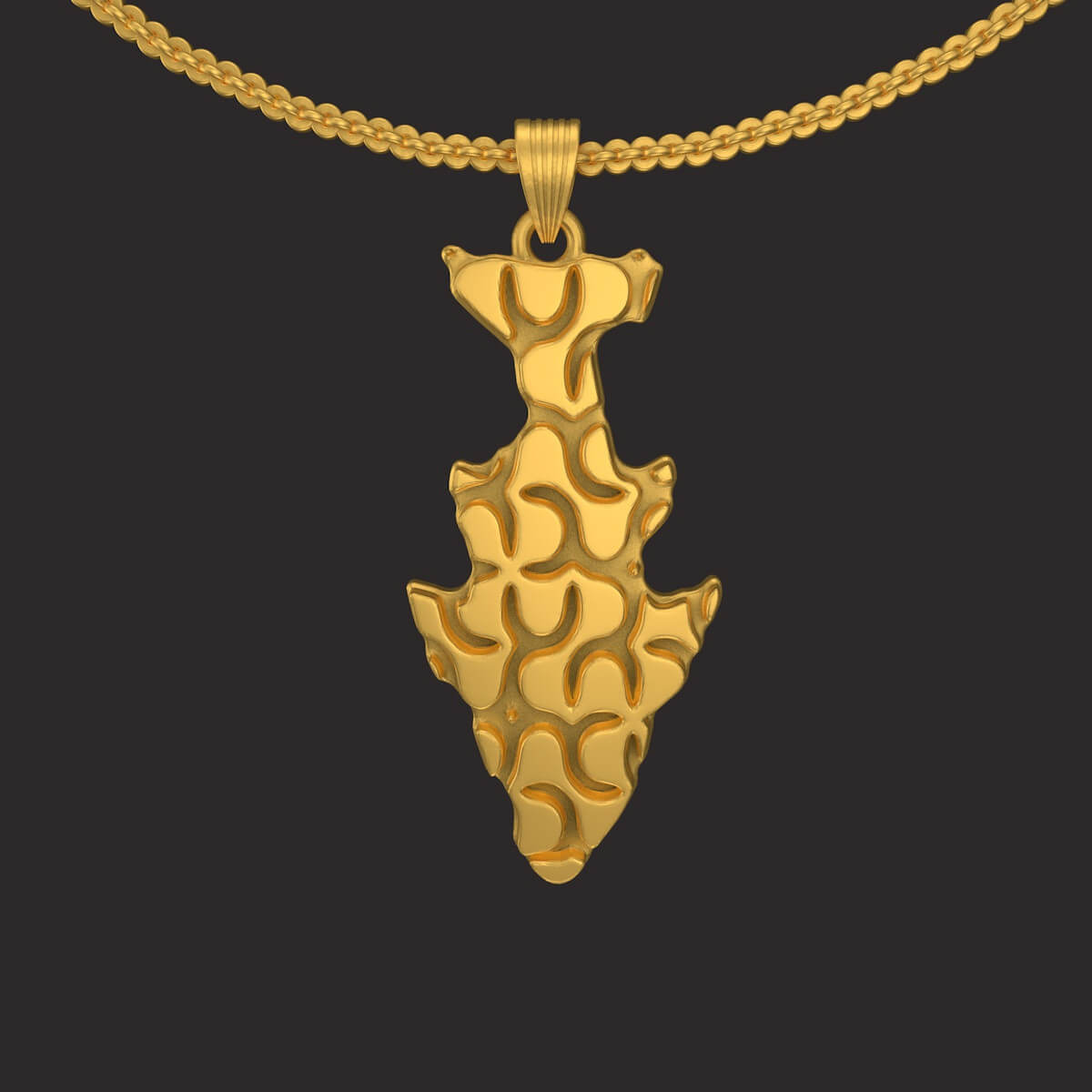 Pendant Necklace PNJSP7 - Print Ready 3D Model by Ktkaraj 3D Models
