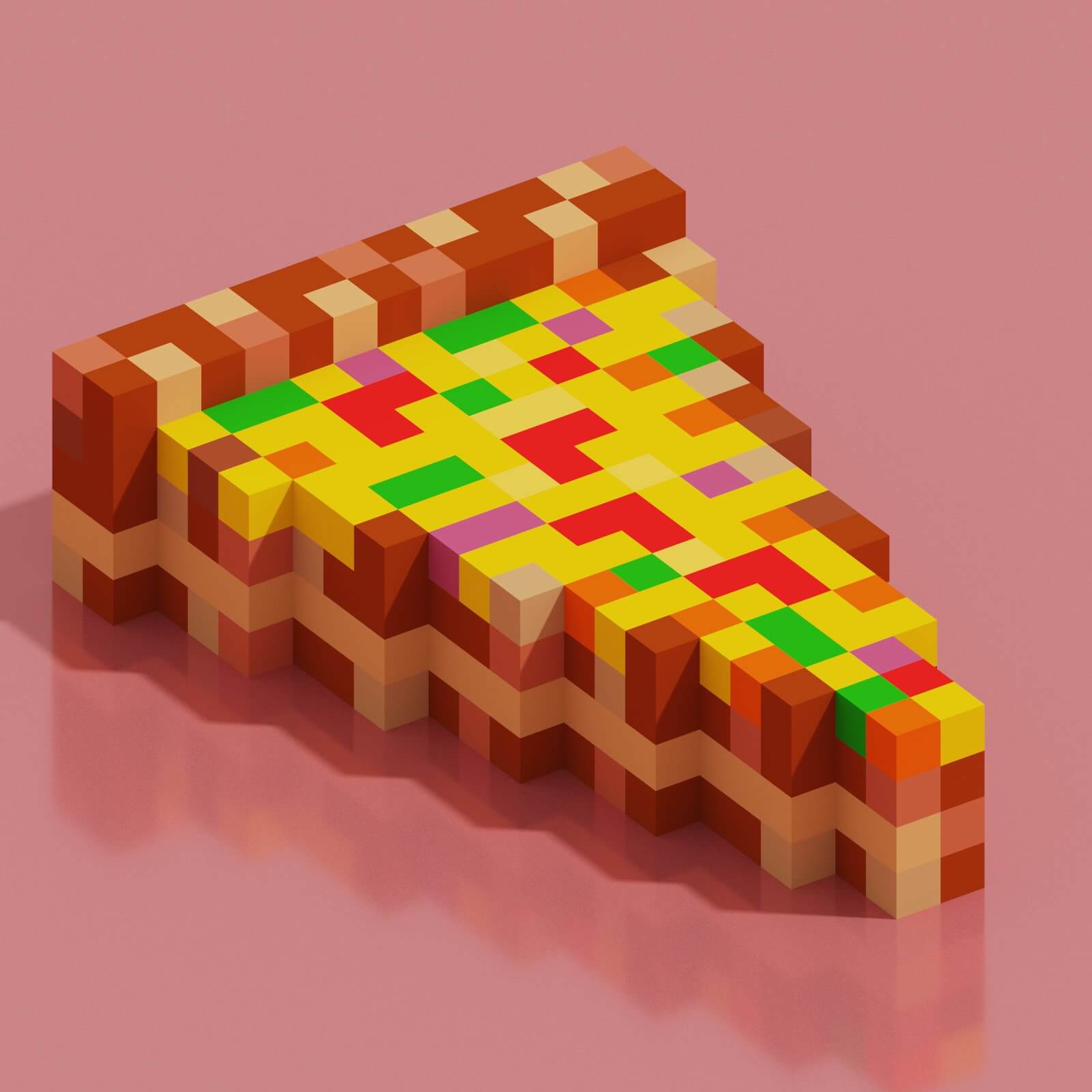 4 Pizza Slice Lowp Poly 3D Model Bundle SET1 Collection by Ktkaraj 3D ...