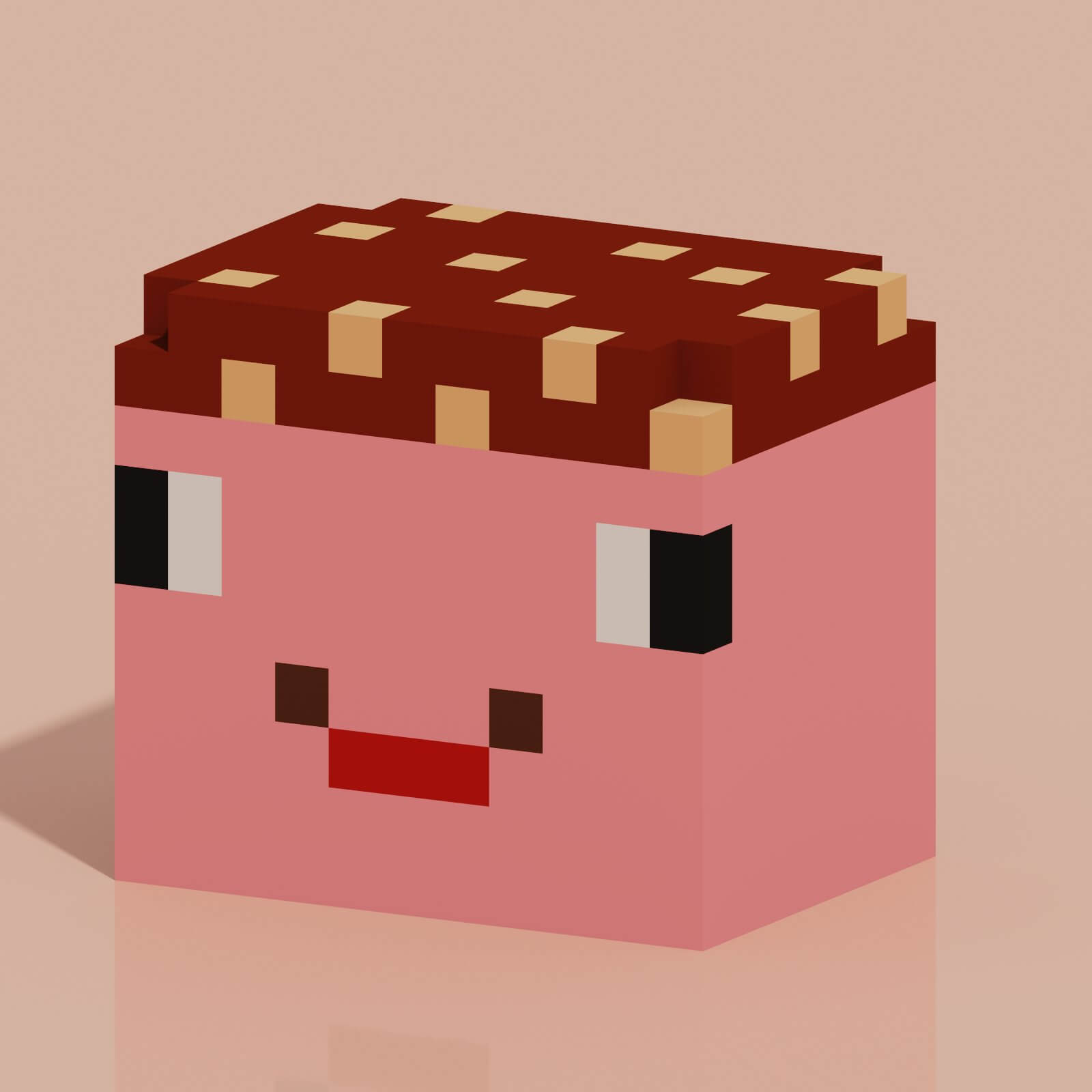 Square Face 4 Voxel - 3D Model by Ktkaraj 3D Models
