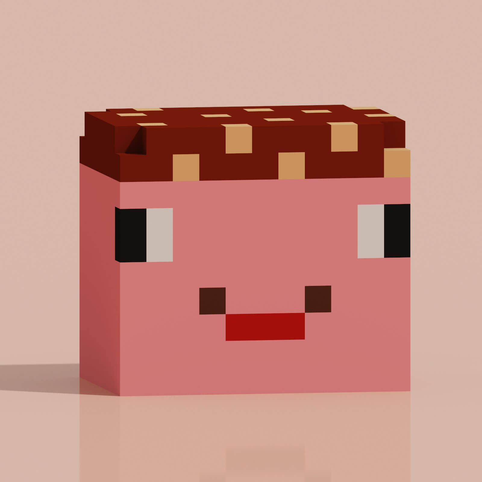 Square Face 4 Voxel - 3D Model by Ktkaraj 3D Models