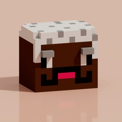 Square Face 5 Voxel - 3D Model by Ktkaraj 3D Models