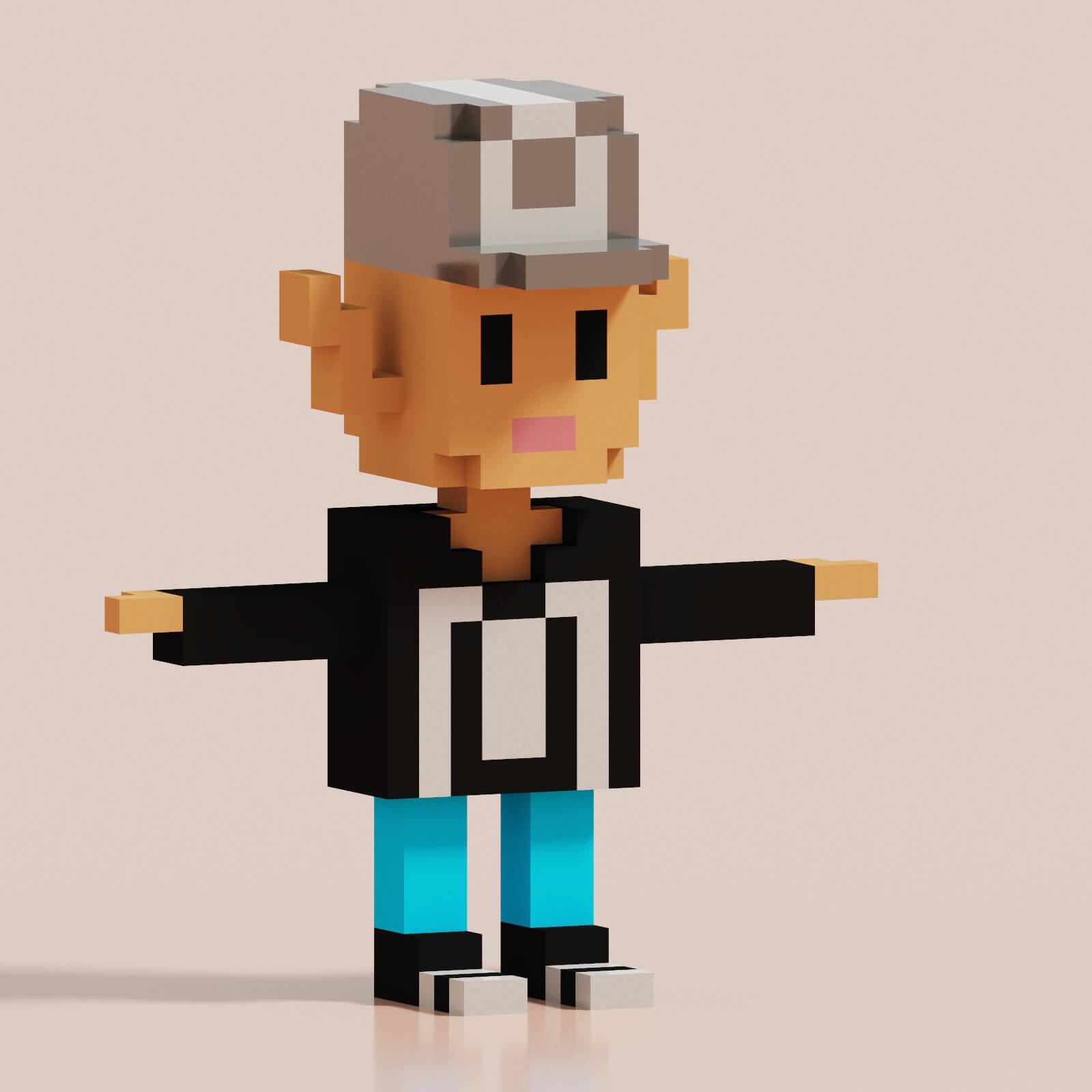 Toy Hero 5 Voxel - 3D Model by Ktkaraj 3D Models