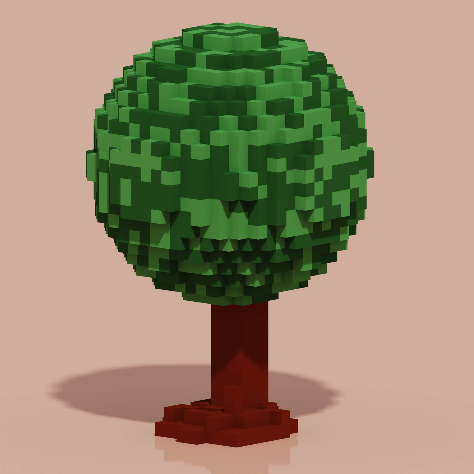 Tree 2 Voxel - 3D Model by Ktkaraj 3D Models