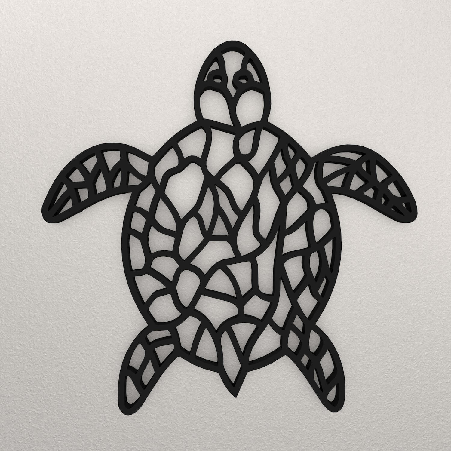 Turtle Wall Decoration Waraj10 - 3D Model by Ktkaraj 3D Models