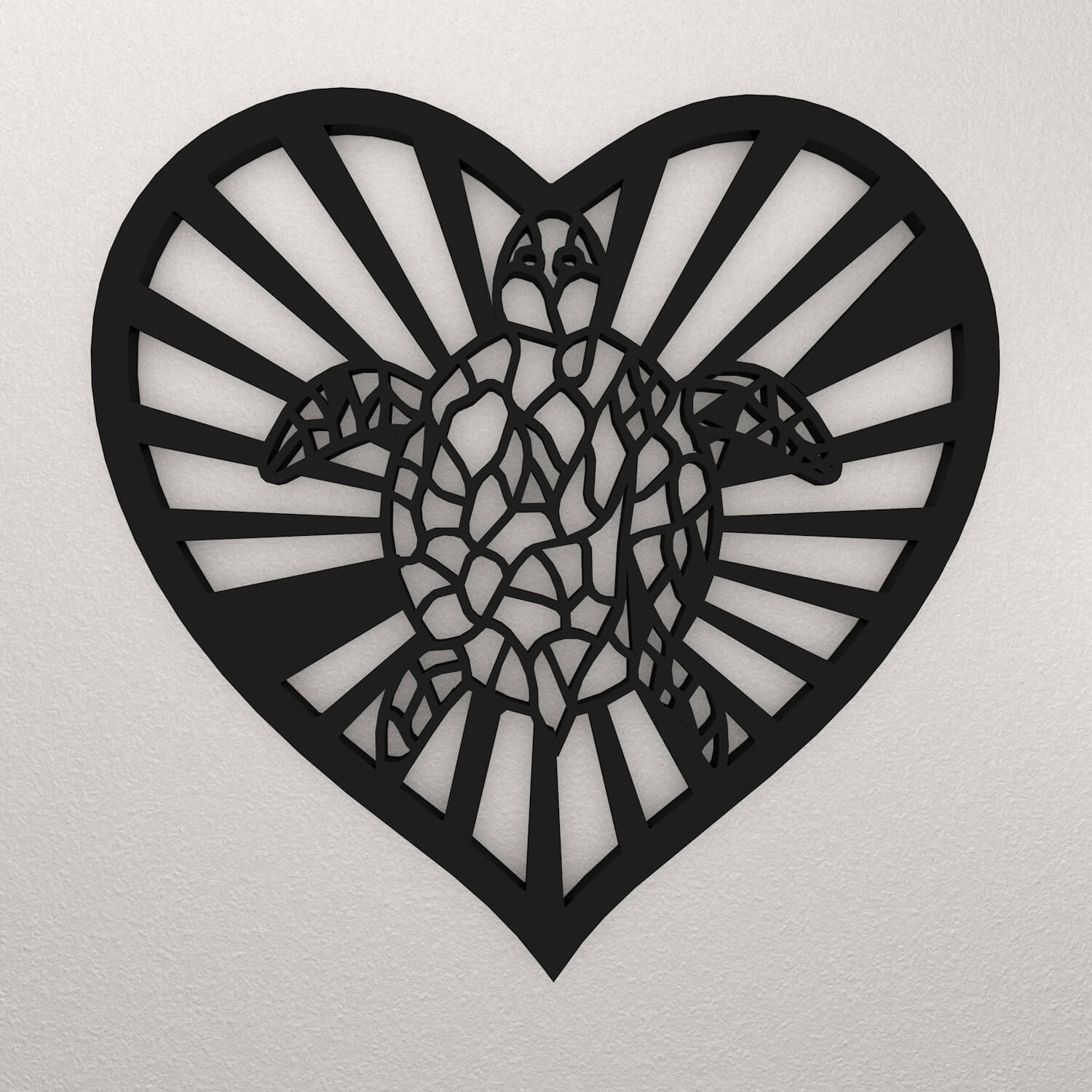 Turtle Wall Decoration WARAJ47 - 3D Print Model by Ktkaraj 3D Models