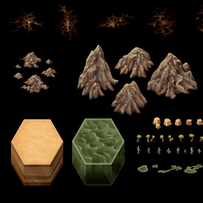 2D Game Assets and Sprites