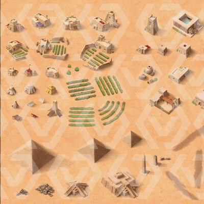 2D Game Assets | Environments | Deserts | RenderHub
