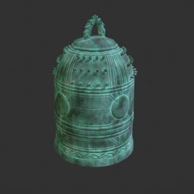 Chinese Bell - 3D Model by KungFuGrip
