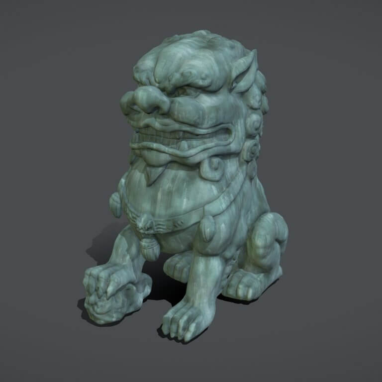 Foo Dog - 3D Model by KungFuGrip