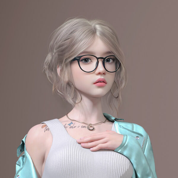 Kim Anh 3D Render, Digital Art by kunic24