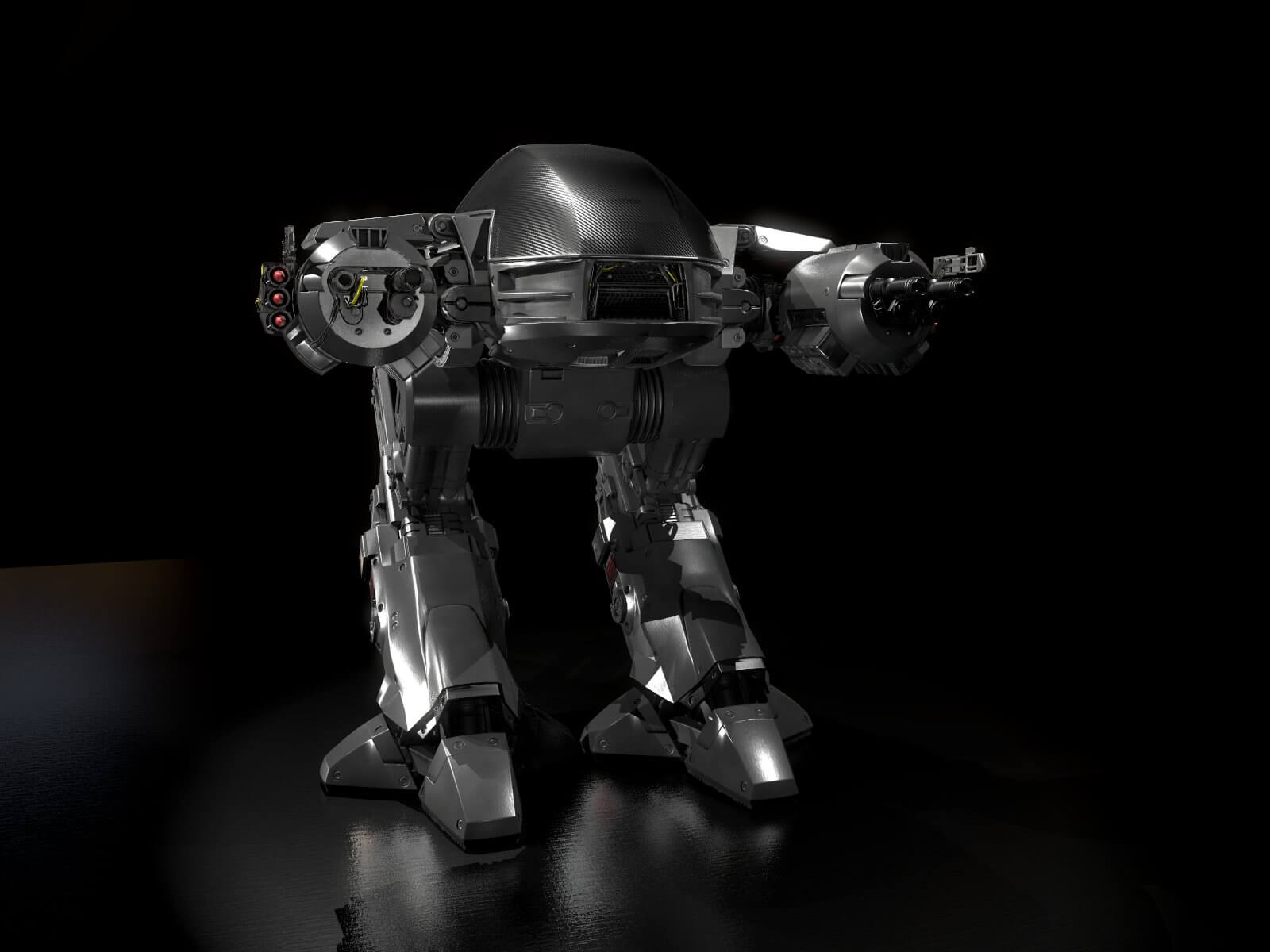 D-209 (Enforcement Droid series 209) 3D Render by KUPR