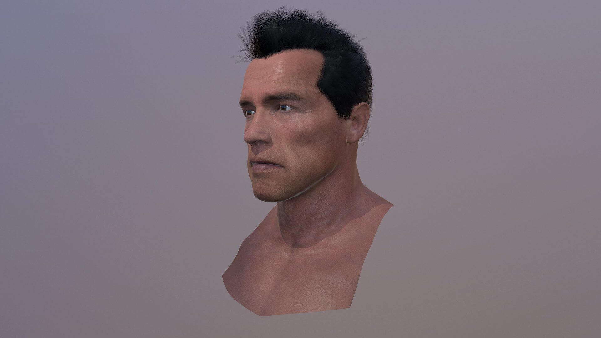 HEAD 3D Render, Digital Art by KUPR