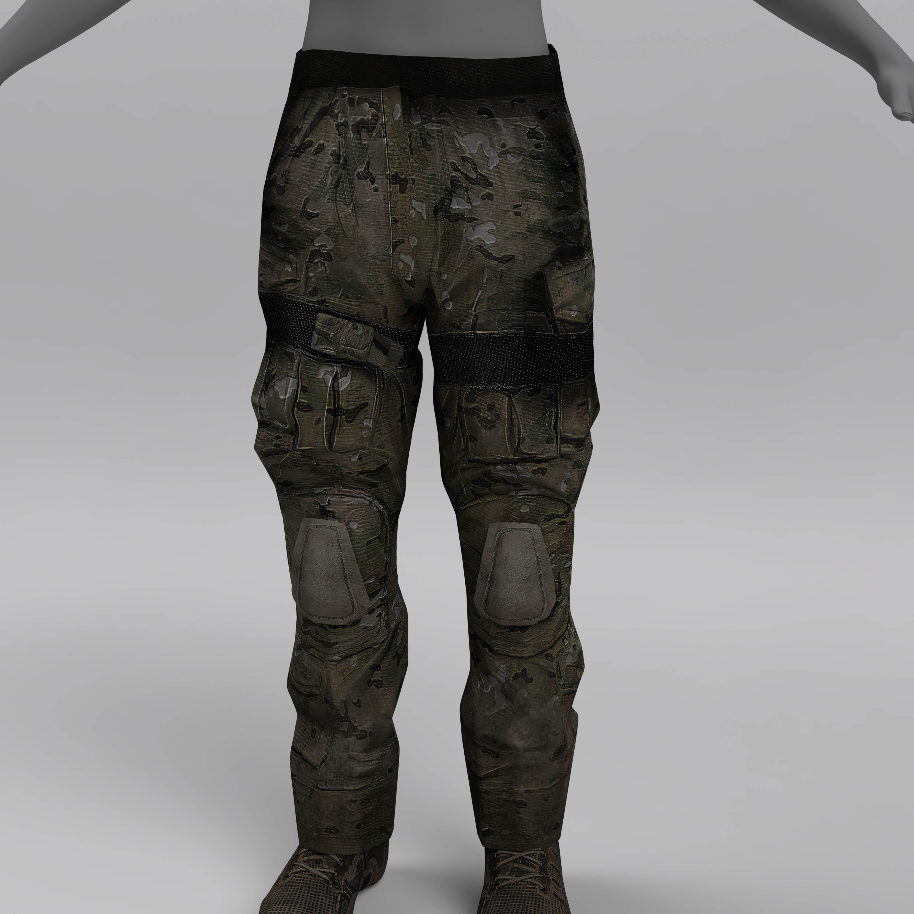AC Delta Force Outfit for Genesis 9 - Free Daz Content by KuraiKya