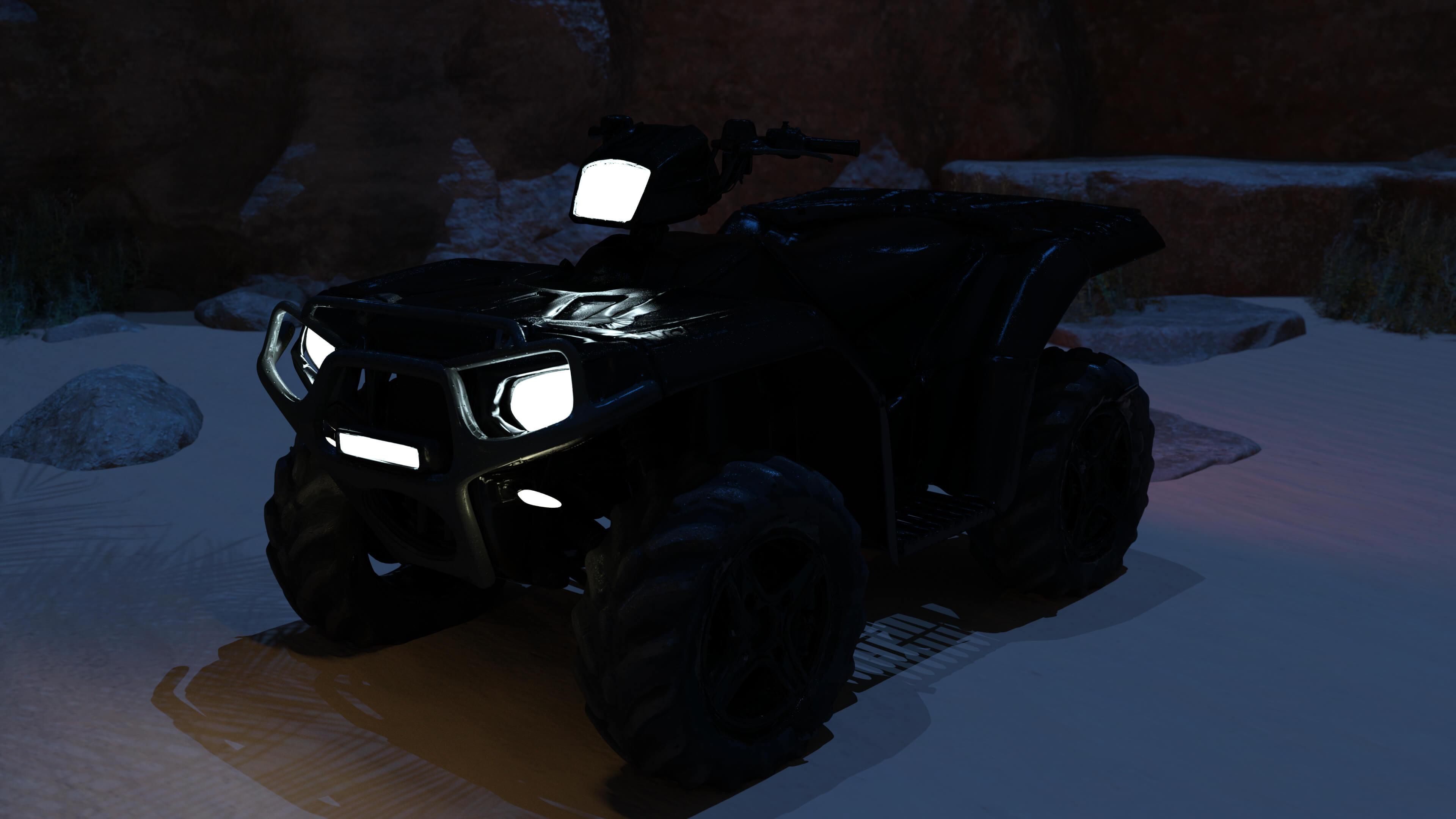 ATV Quad Prop - Daz Content by KuraiKya