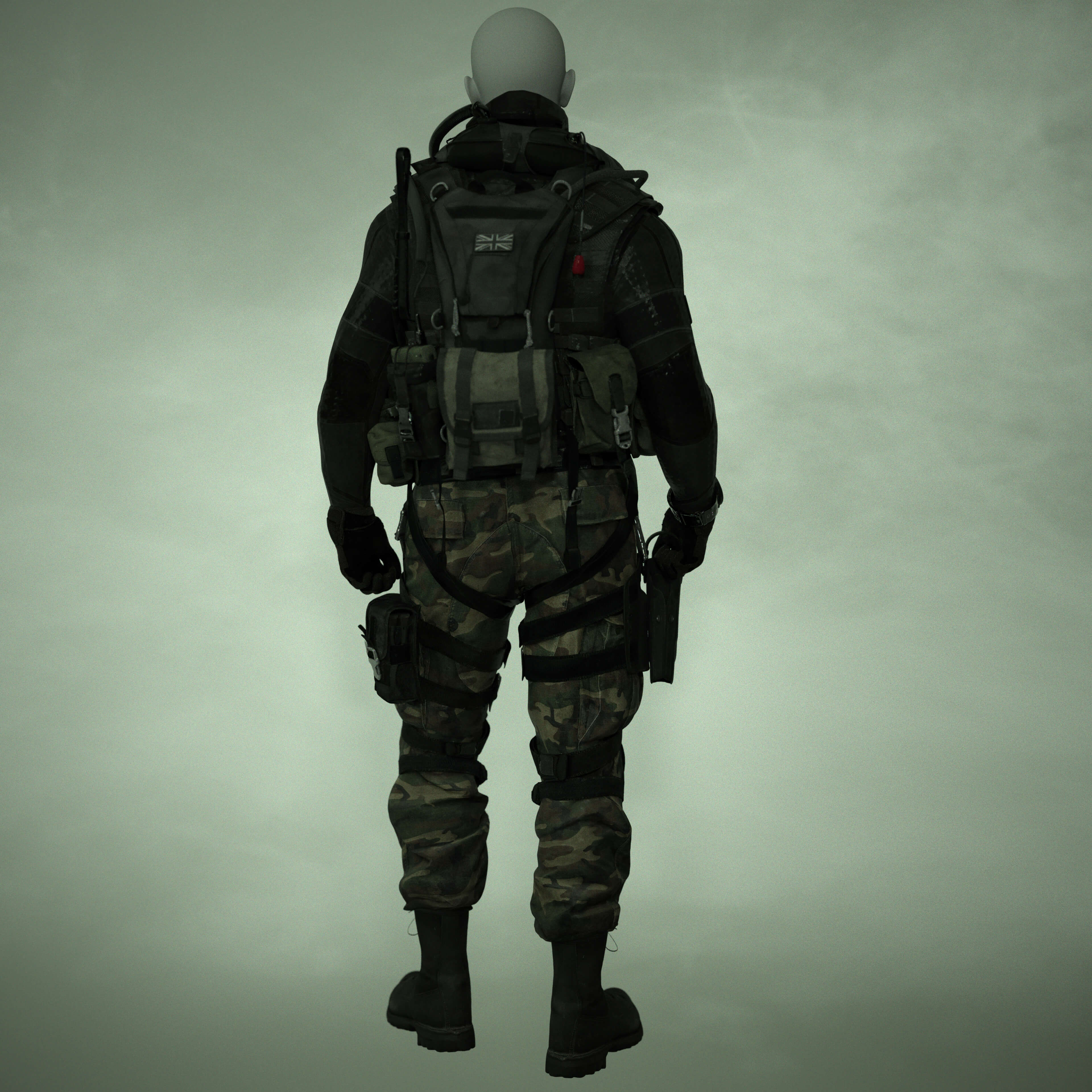Classic SAS Outfit for Genesis 9 - Daz Content by KuraiKya