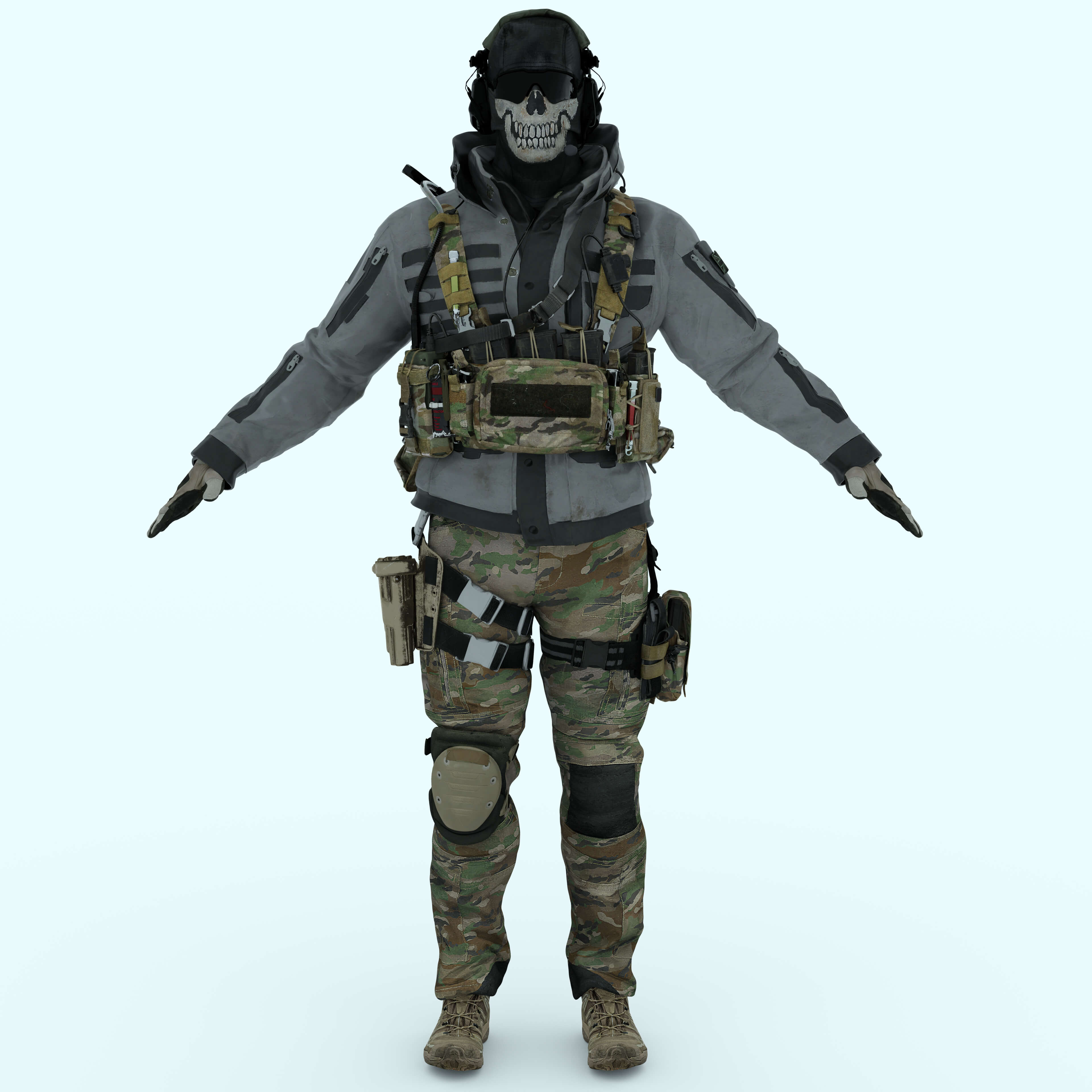 Combat Loadout for Genesis 9 - Daz Content by KuraiKya