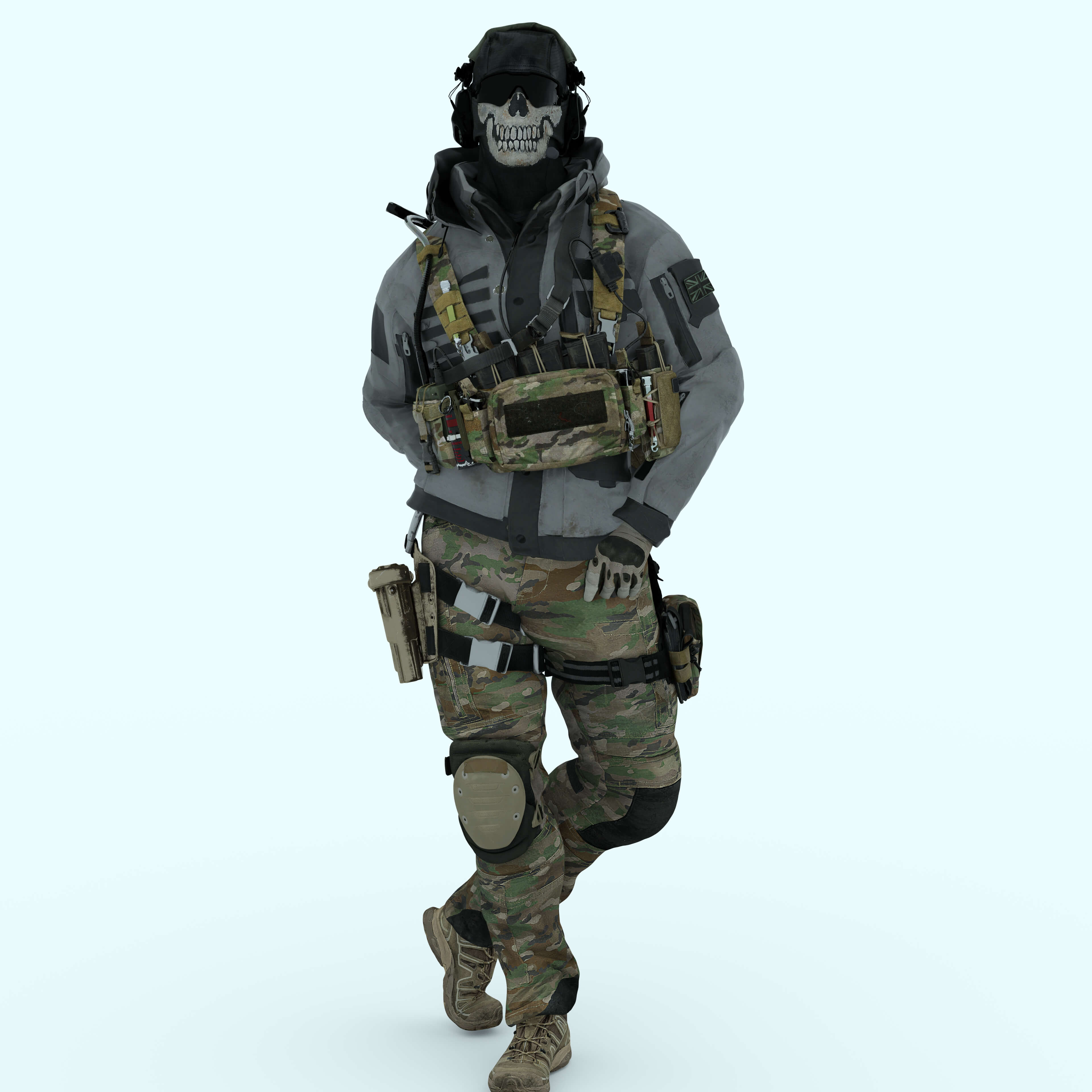 Combat Loadout for Genesis 9 - Daz Content by KuraiKya