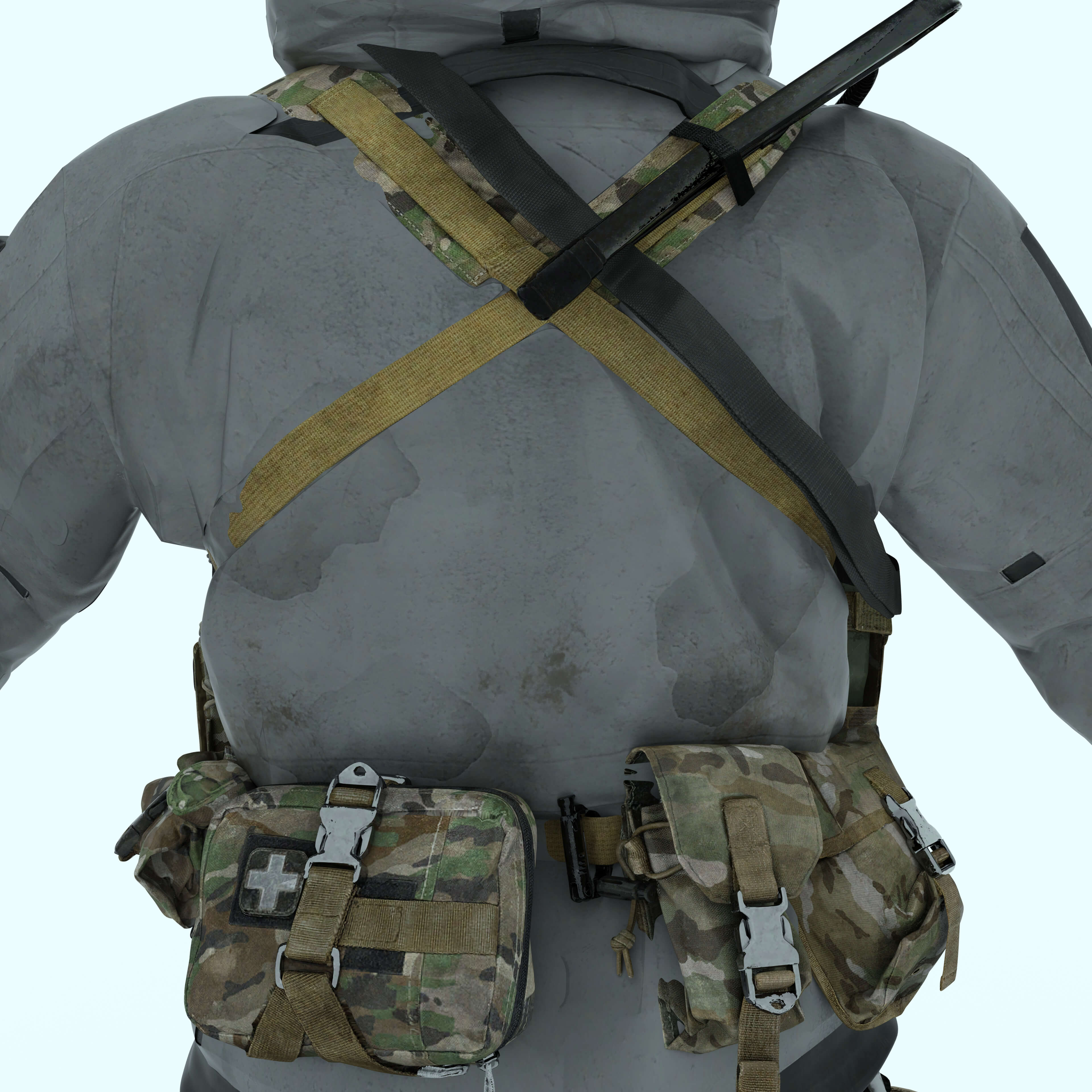 Combat Loadout for Genesis 9 - Daz Content by KuraiKya