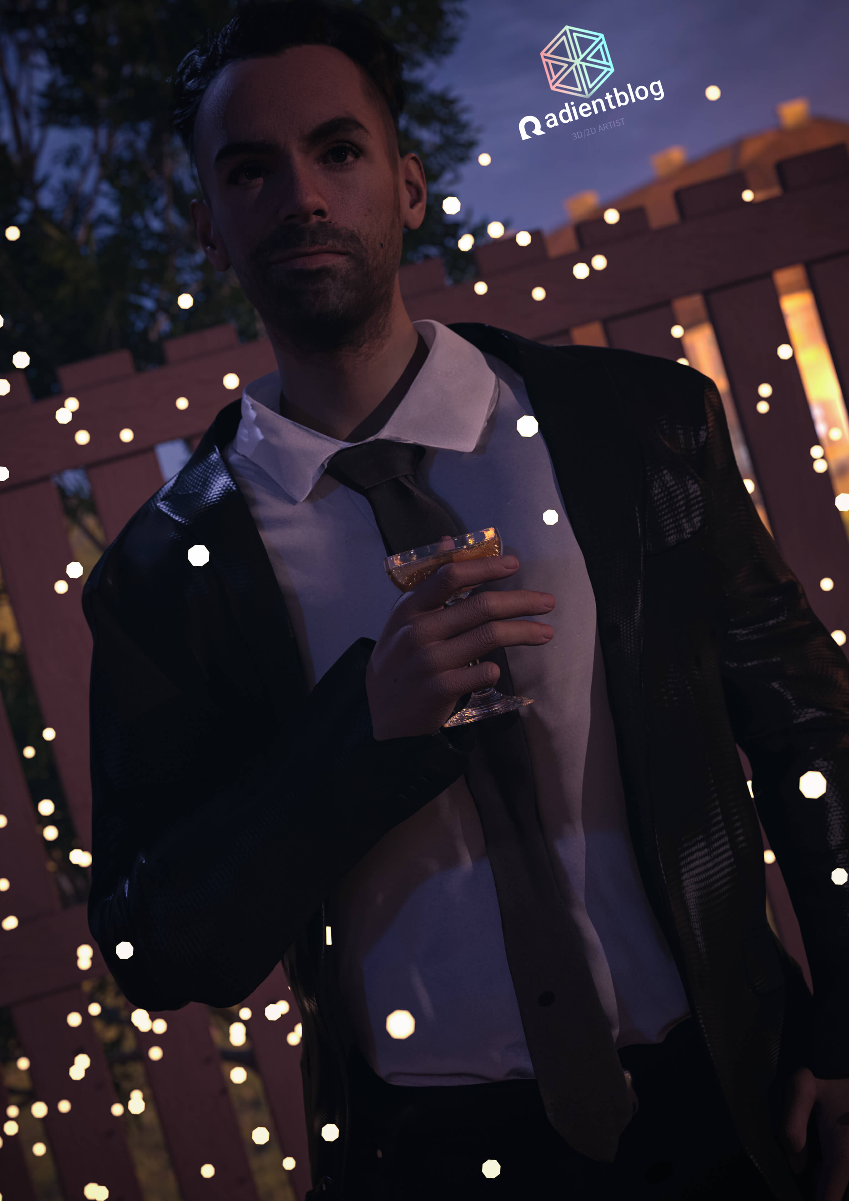 Fancy Party Outfit for Genesis 9 - Daz Content by KuraiKya
