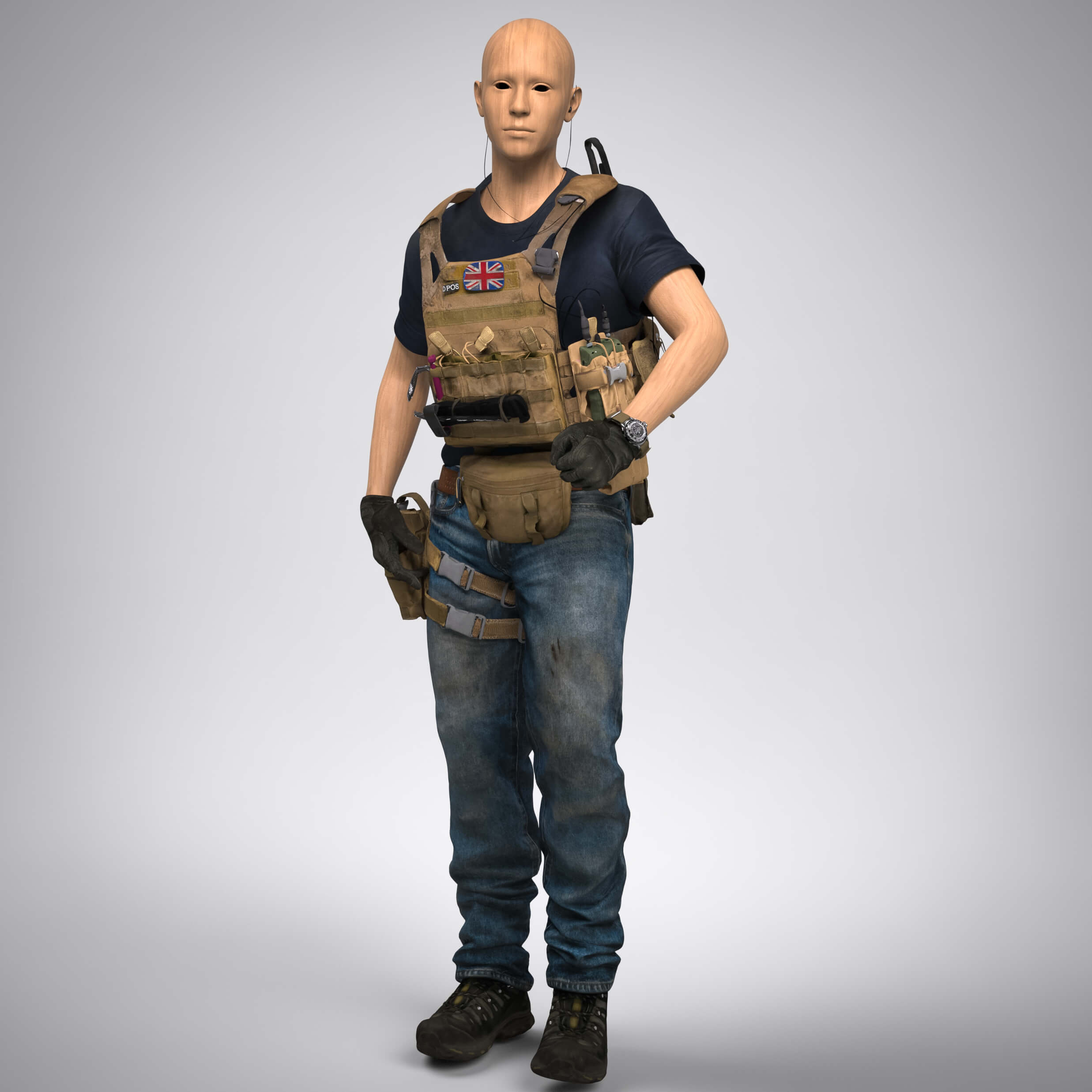 Field Ops Outfit for Genesis 9 - Daz Content by KuraiKya