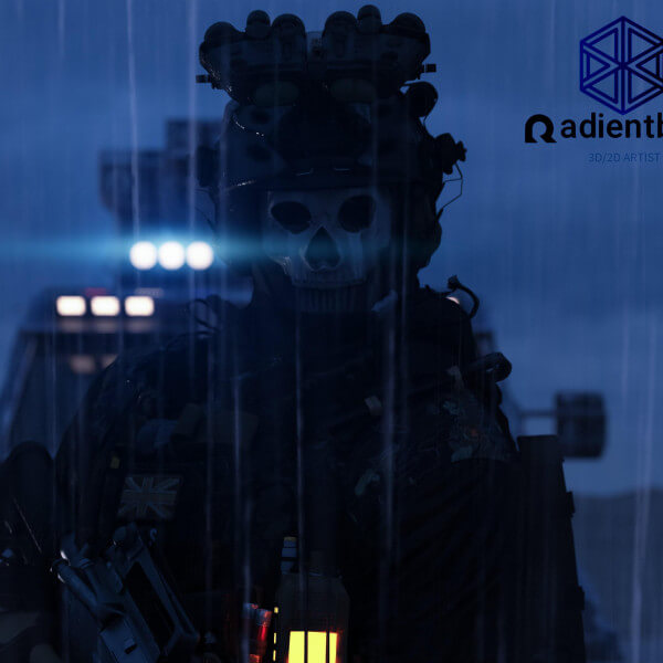 Ghost and Soap 3D Render | RenderHub Gallery