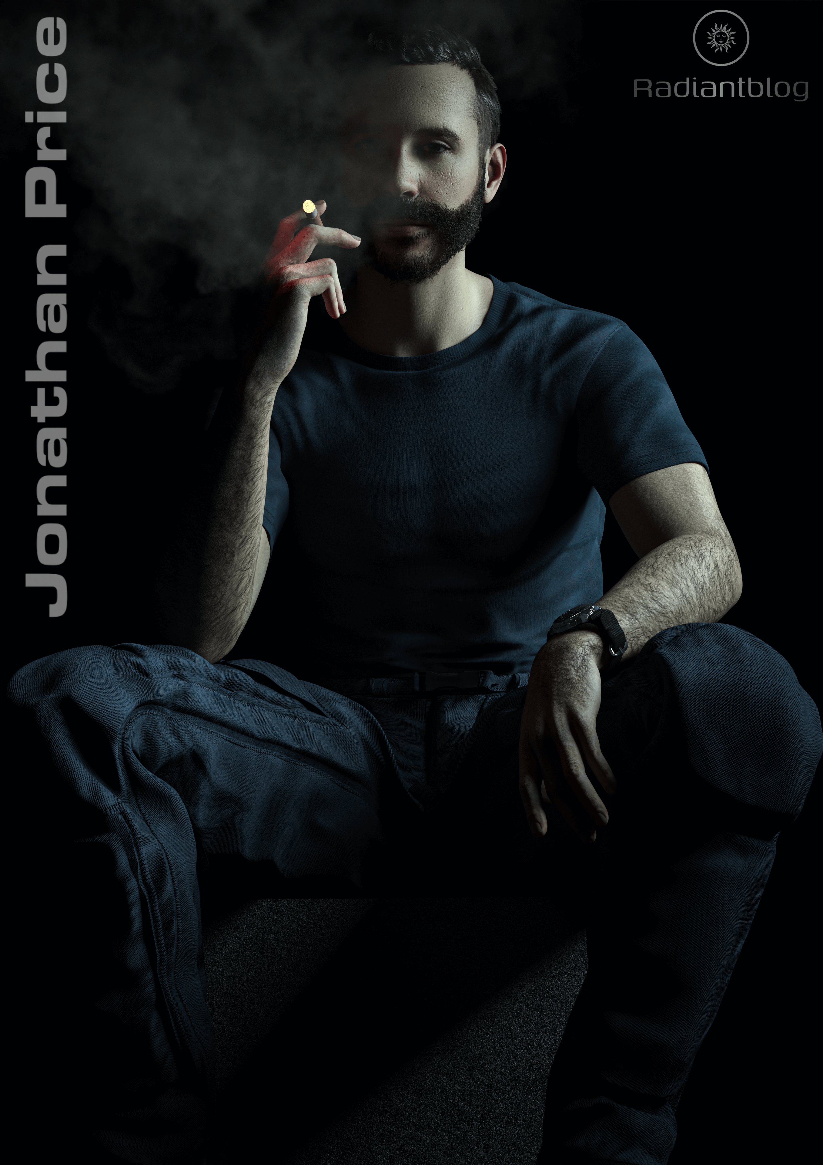 Captain Price 3D Render, Digital Art by KuraiKya
