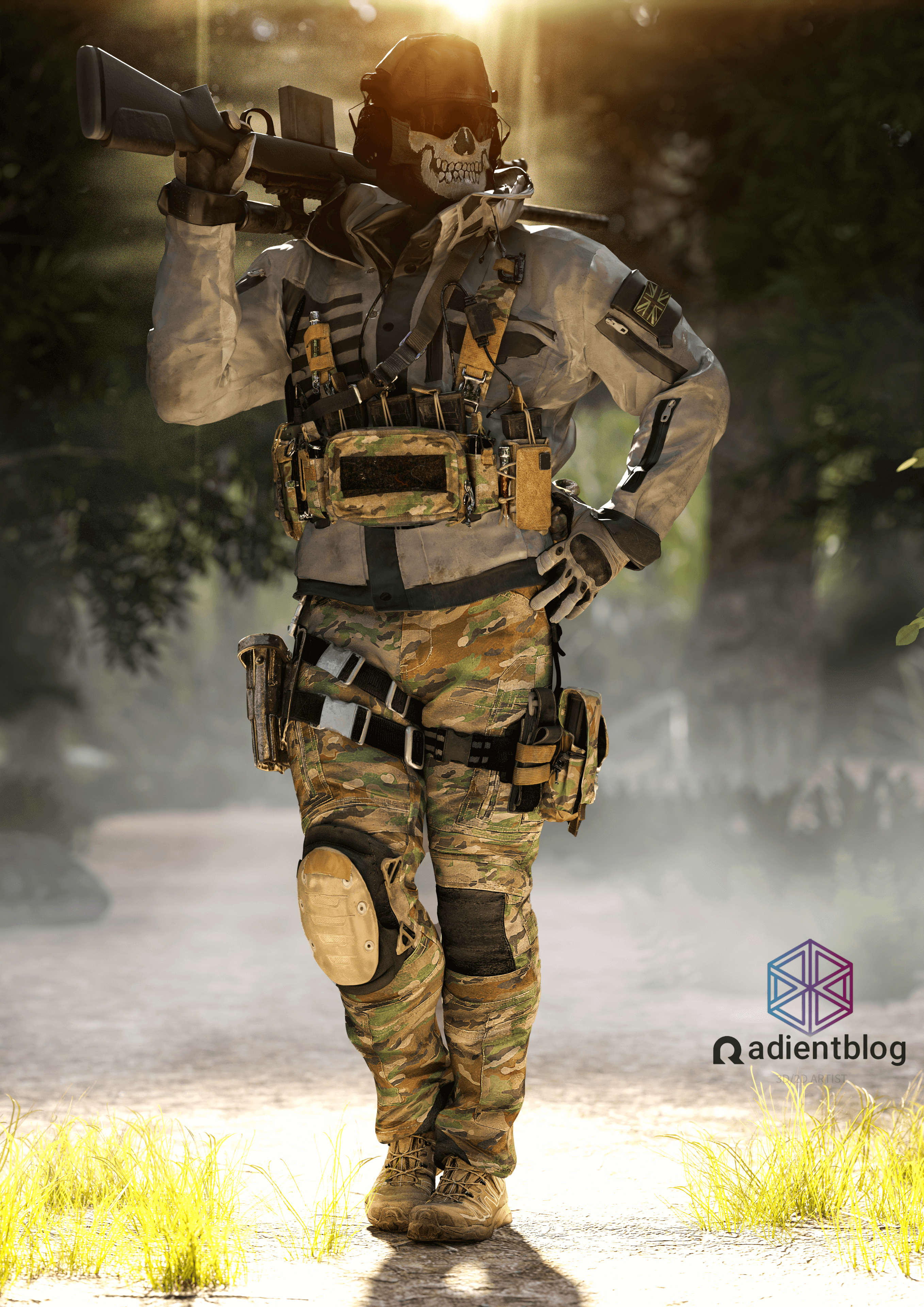 Classic Ghost 3D Render | RenderHub Gallery