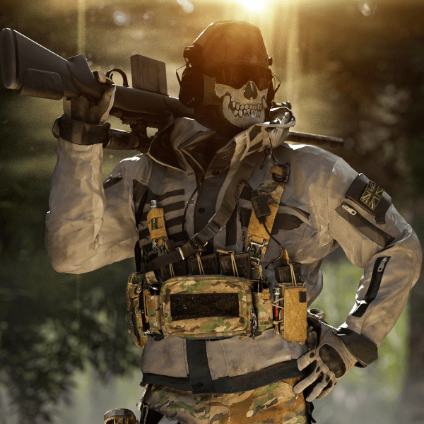 Ghost and Soap 3D Render, Digital Art by KuraiKya