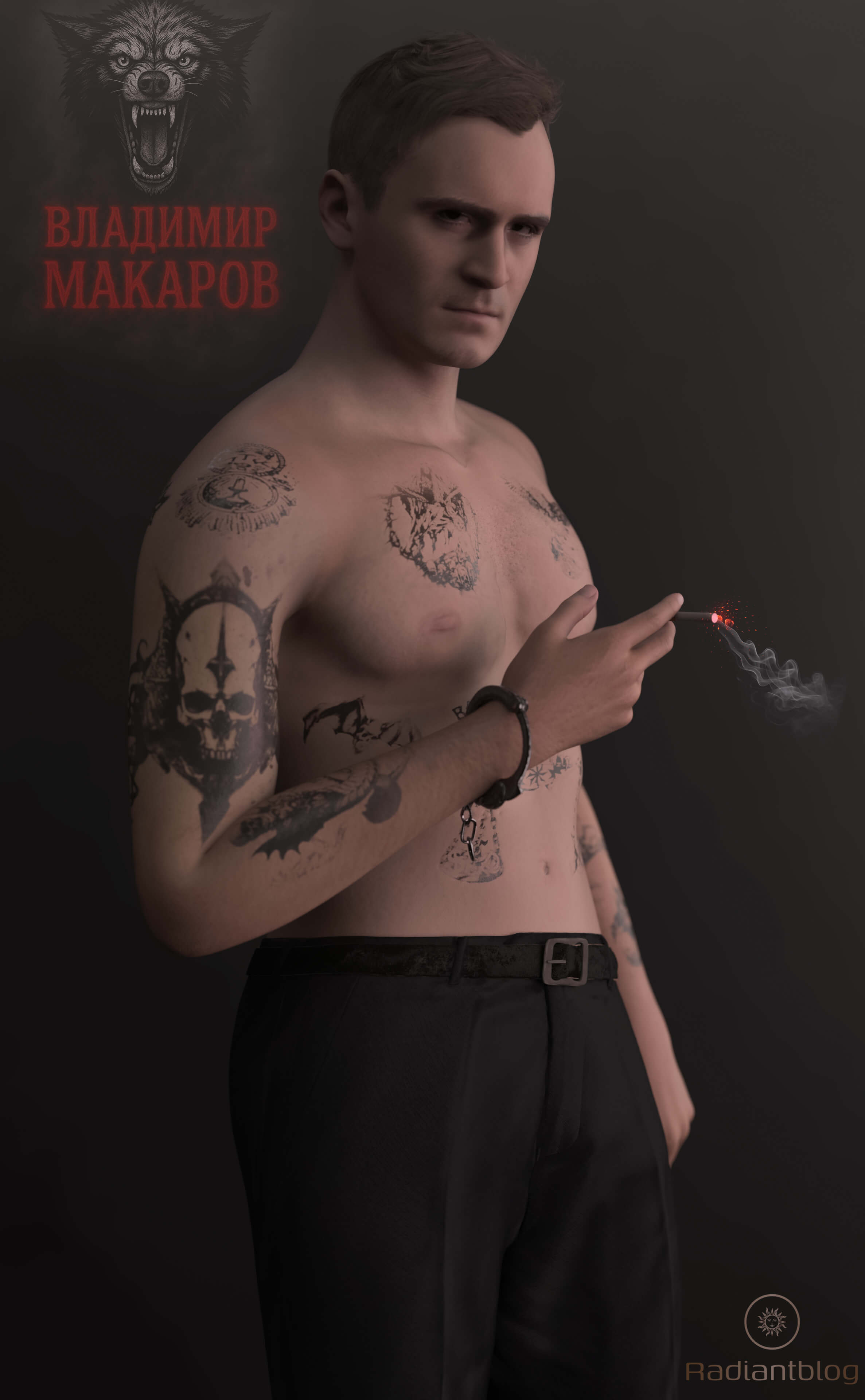 Mastermind of Menace 3D Render, Digital Art by KuraiKya
