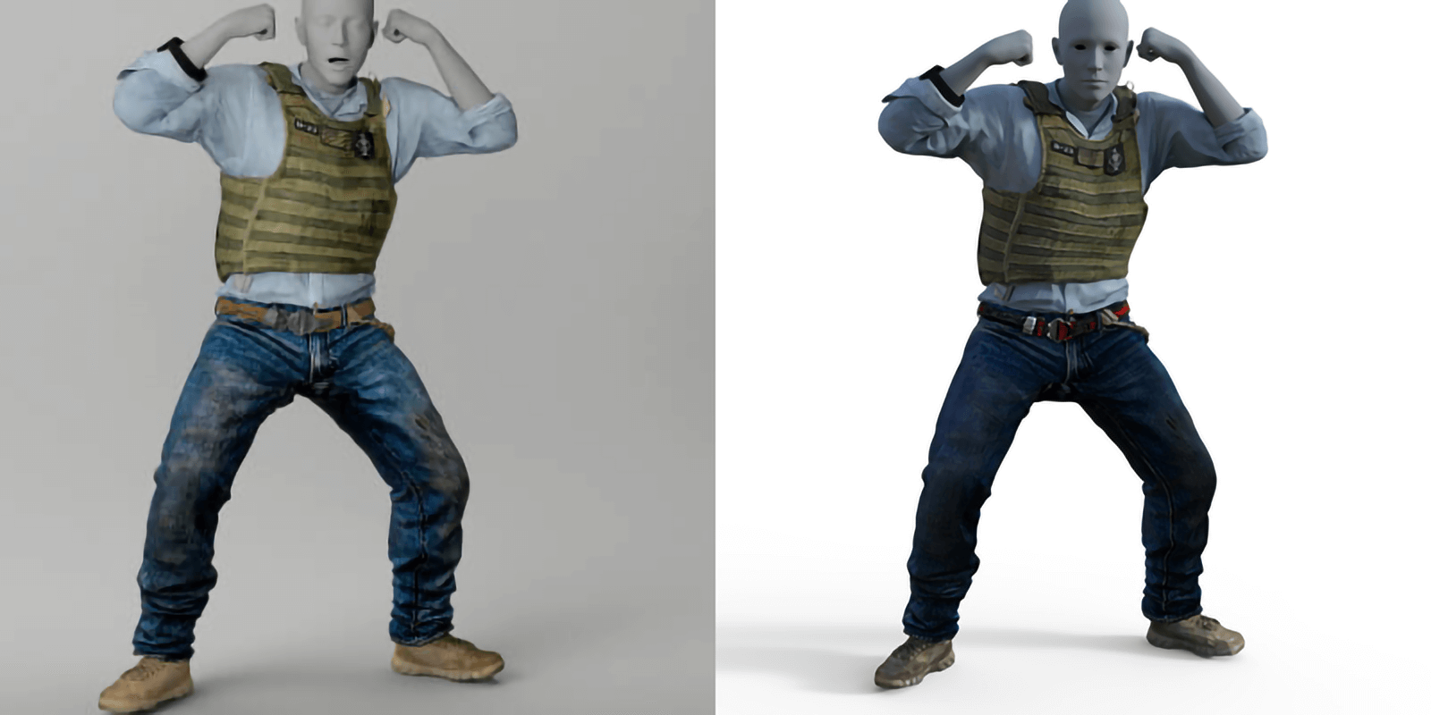 Rework PMC Outfit 3D Render, Digital Art by KuraiKya