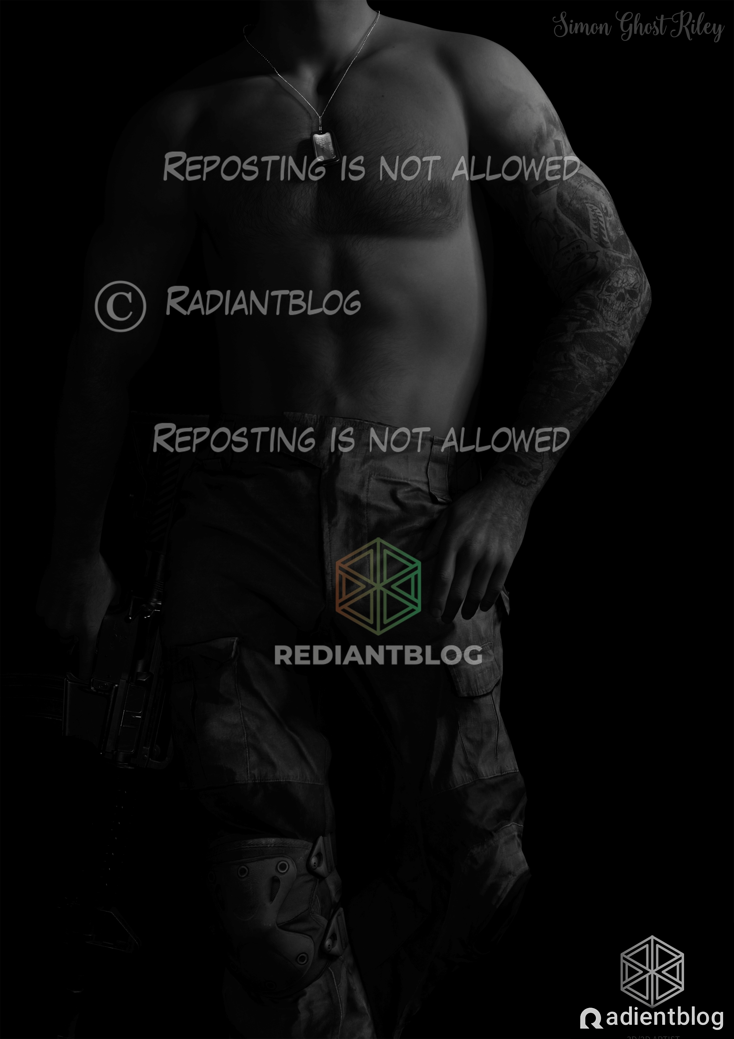 sexy Ghost 3D Render | RenderHub Gallery