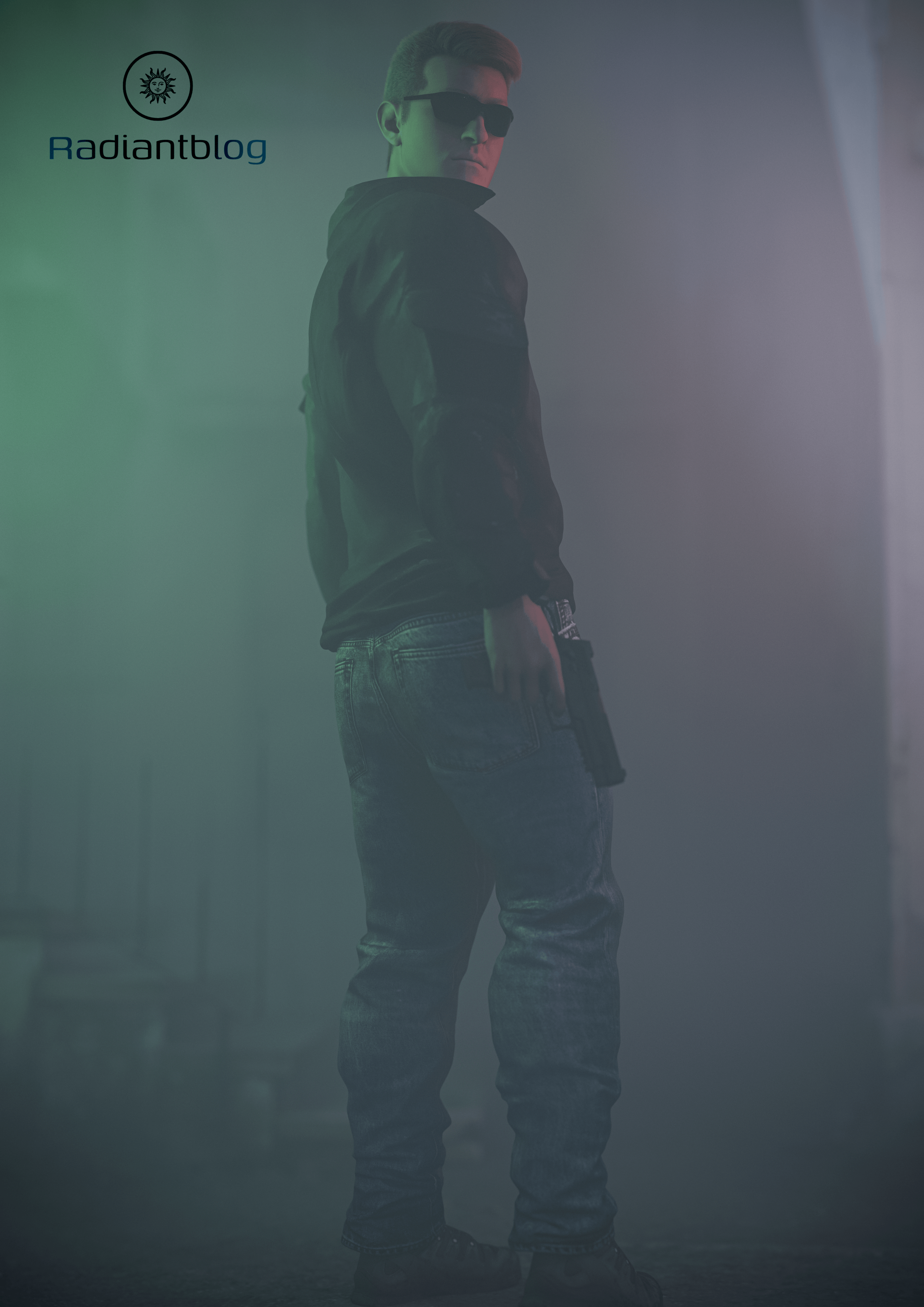 Simon Riley Walking 3D Render, Digital Art by KuraiKya