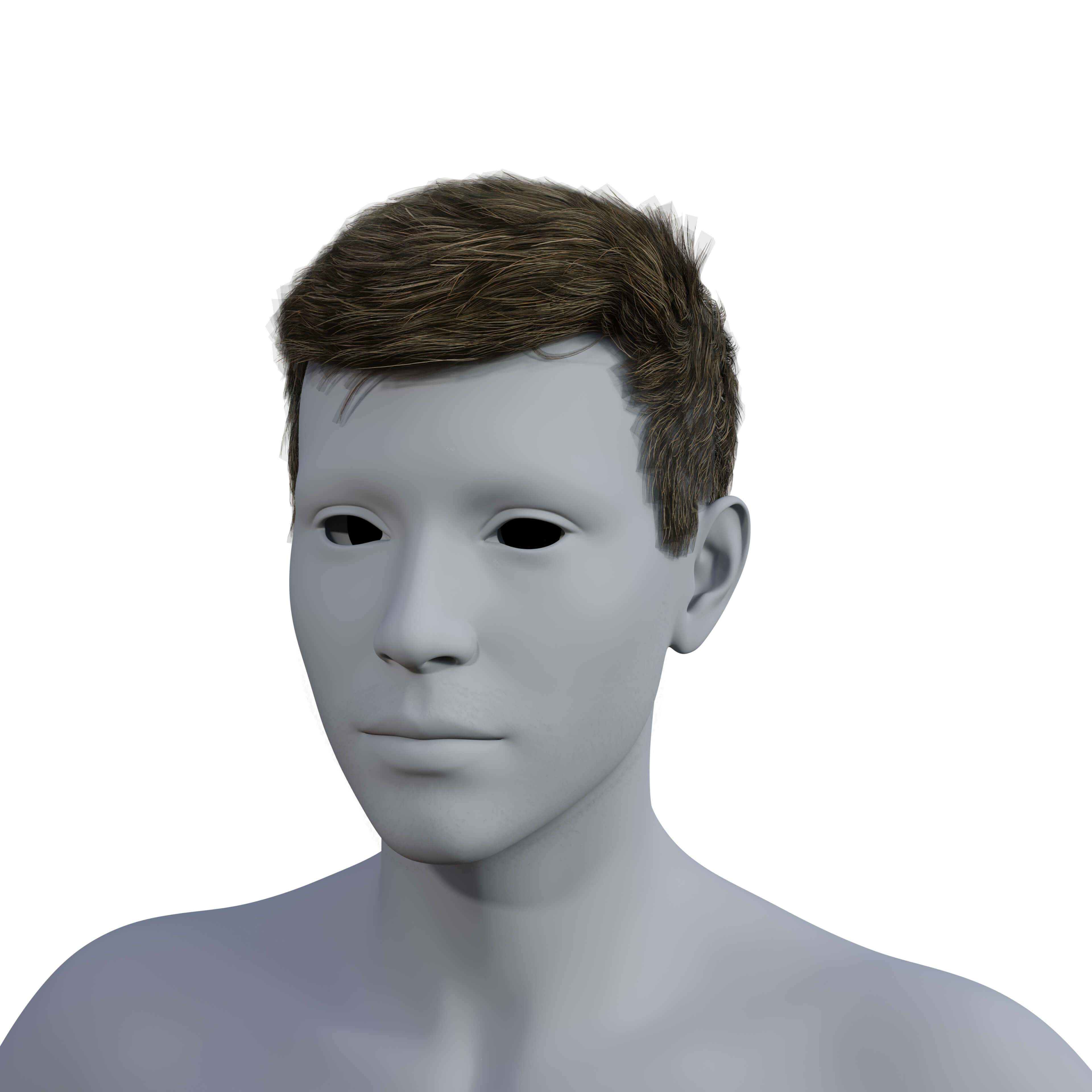 Graves Hair Genesis 9 - Daz Content by KuraiKya