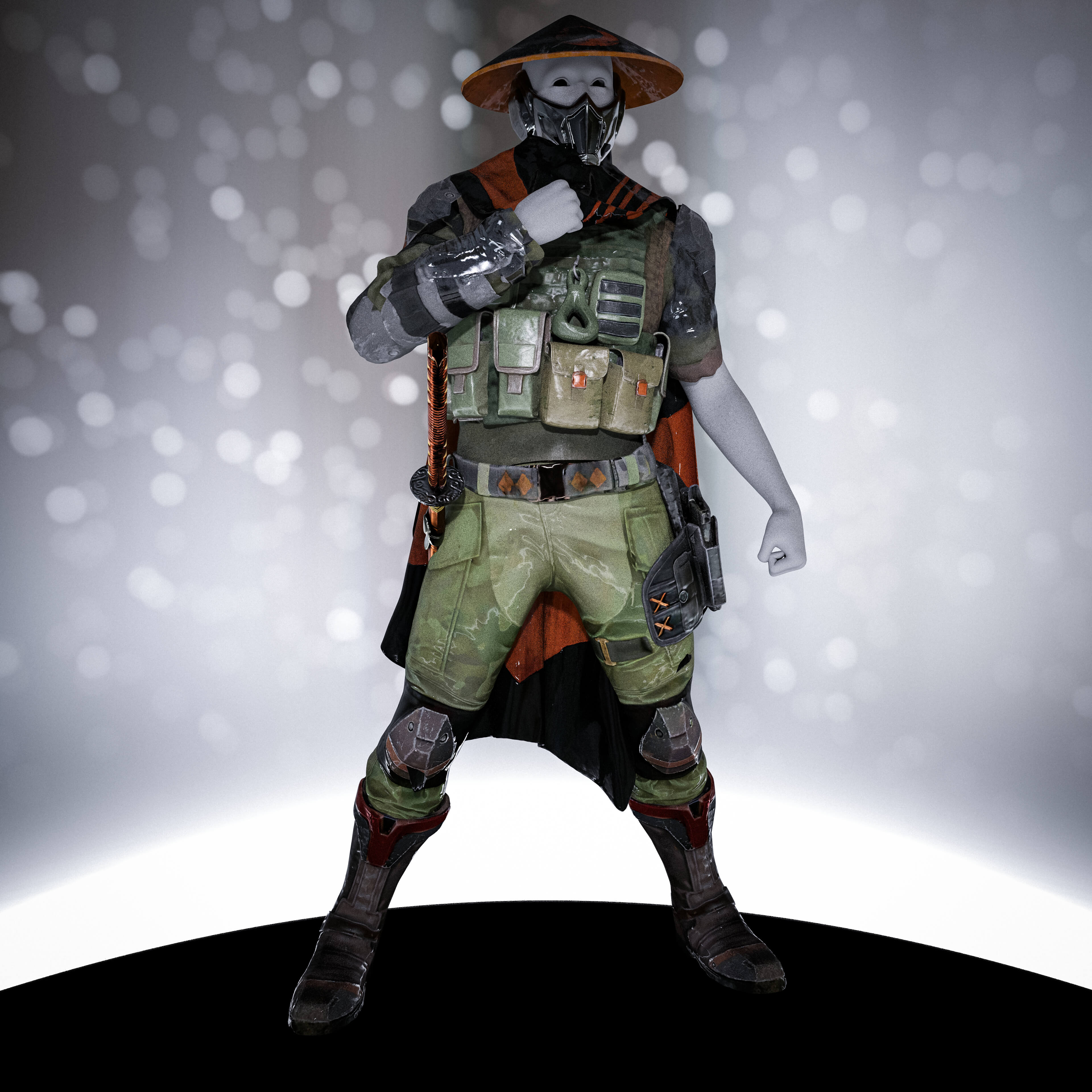 Hidora Kai Outfit for Genesis 9 - Daz Content by KuraiKya