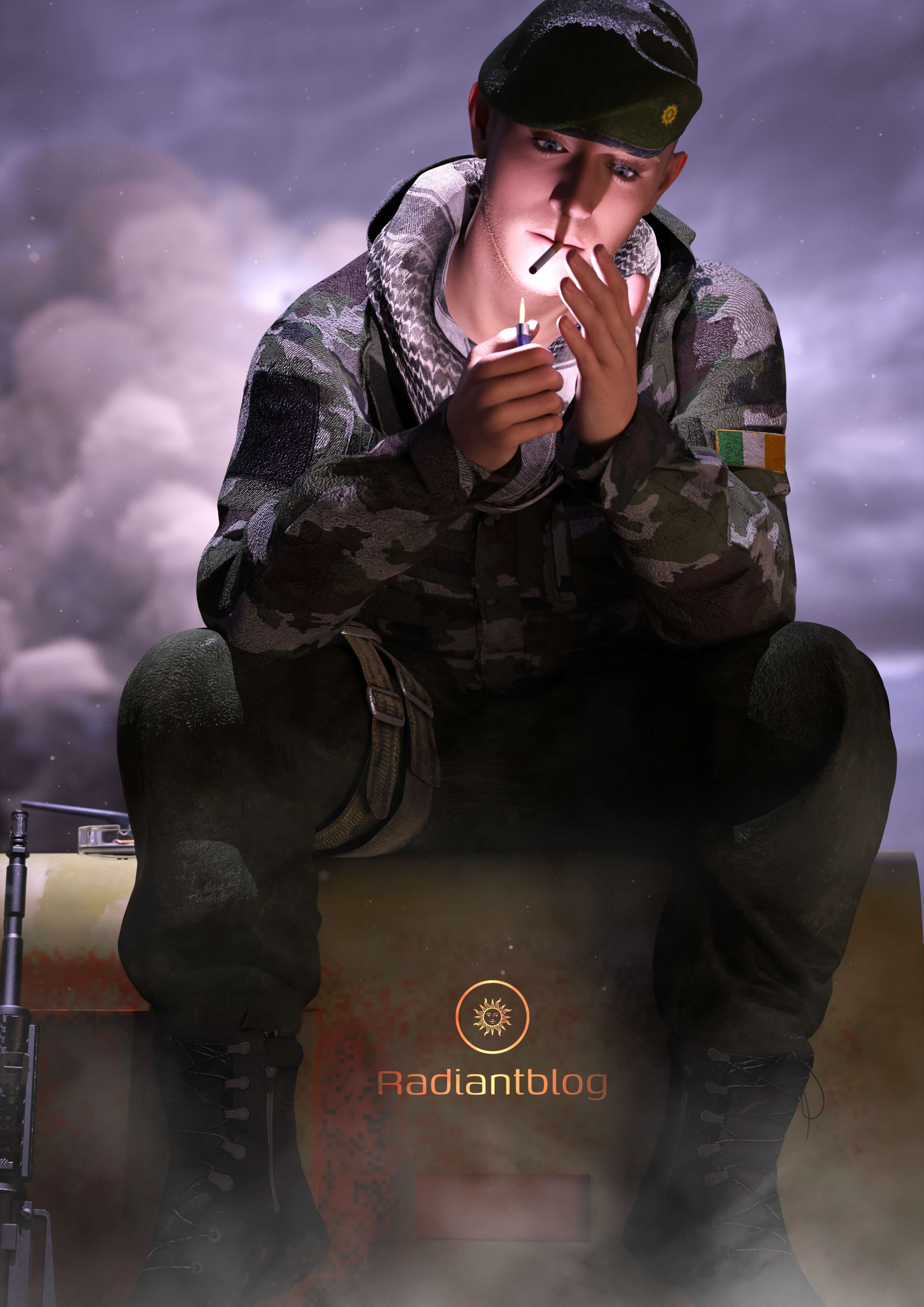 Irish Recon Uniform for Genesis 9 - Daz Content by KuraiKya