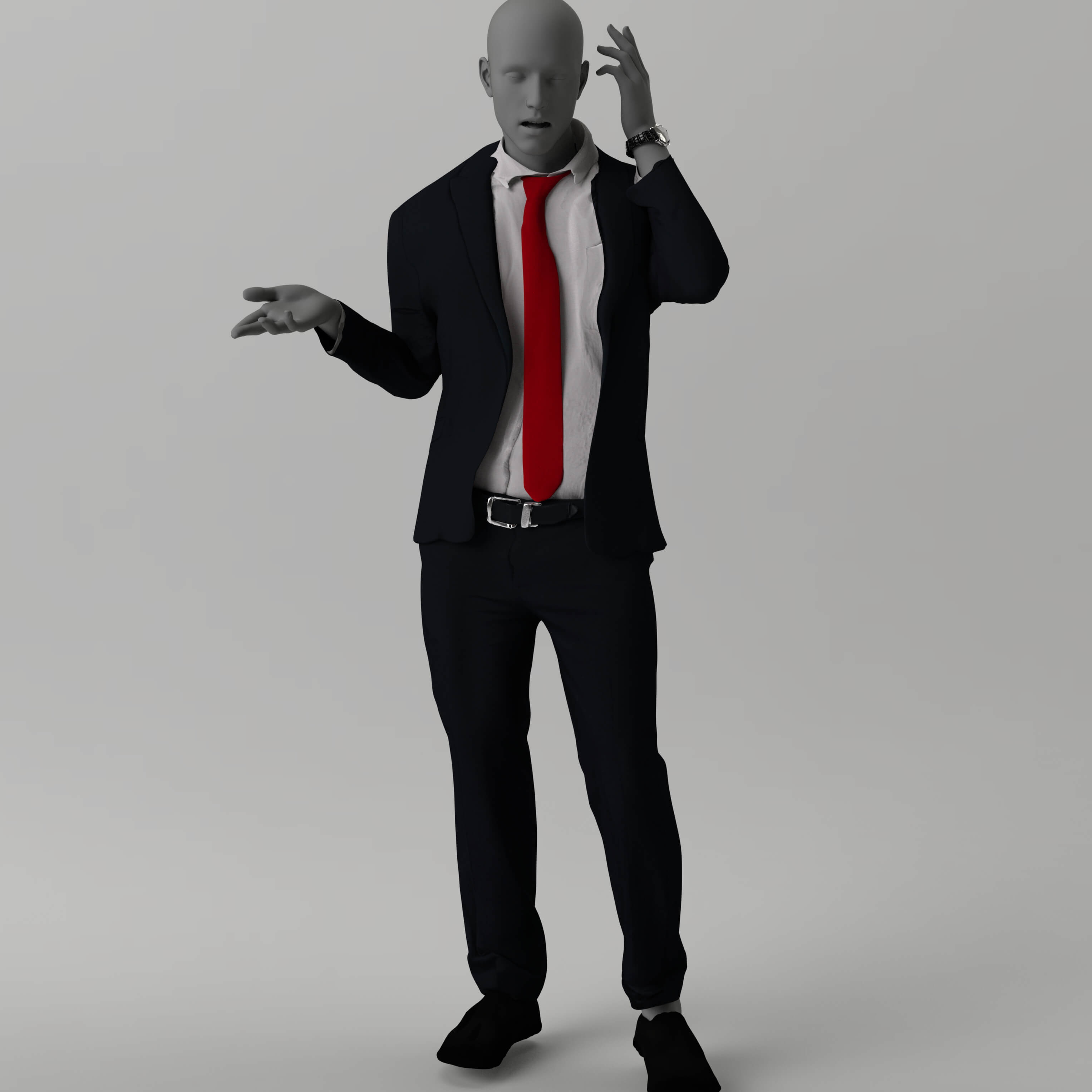Las Almas Cartel Banker Outfit for Genesis 8 Male - Daz Content by KuraiKya