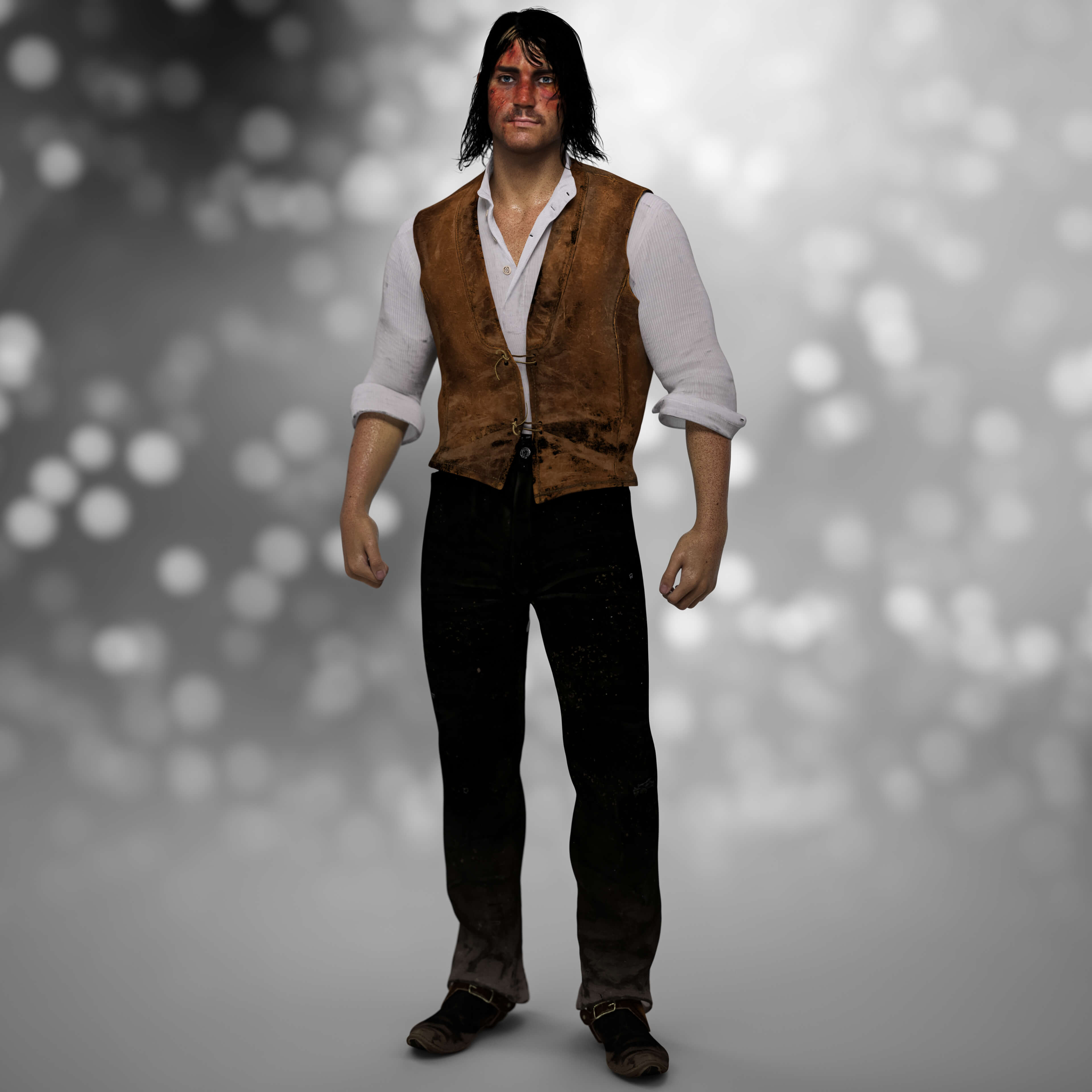 Last Outlaw Model for Genesis 9 - Daz Content by KuraiKya